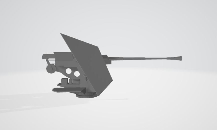 German Flak AA Gun 3D model 3D printable | CGTrader