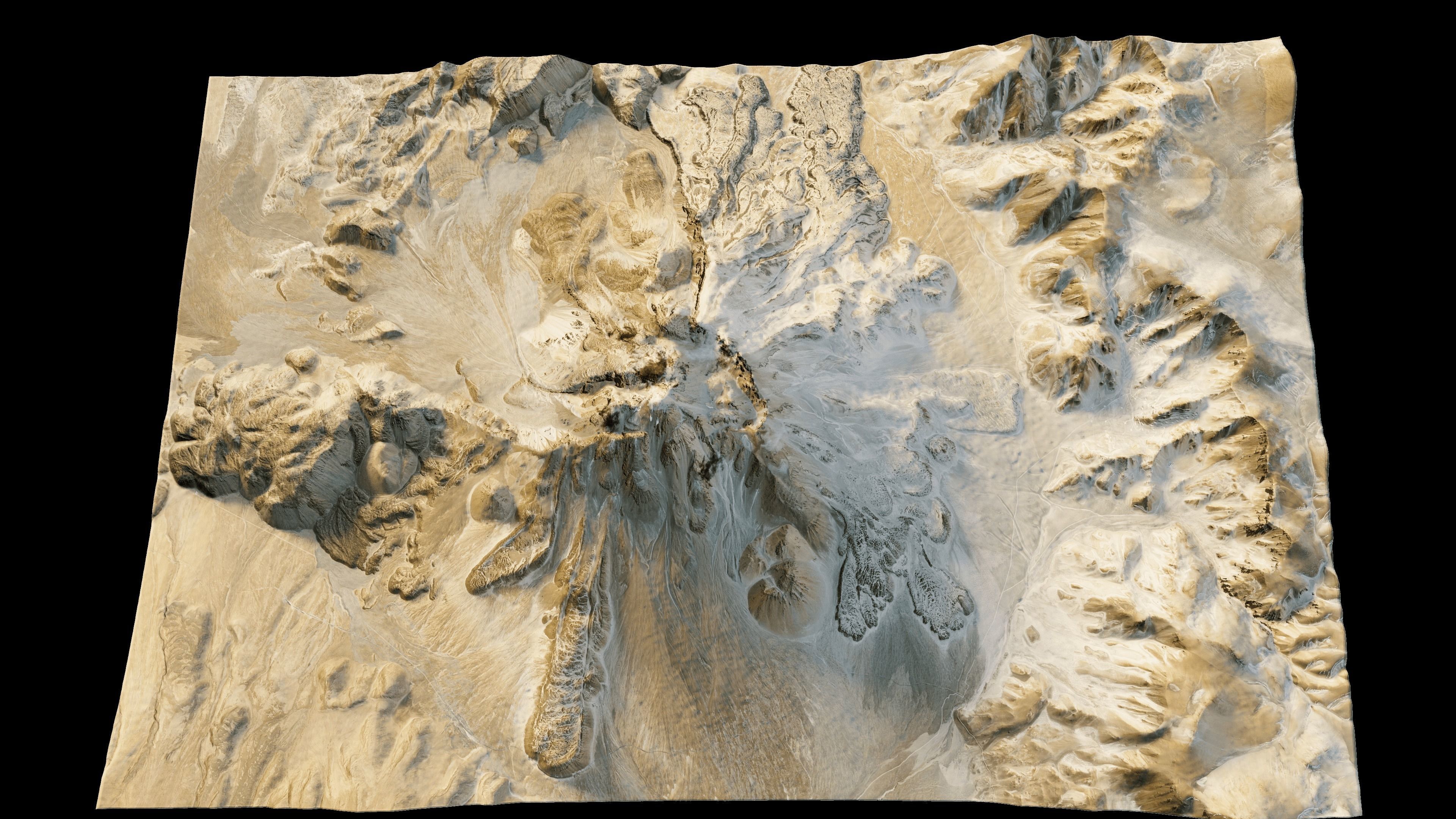 Socompa Volcano 3d model terrain 3D model | CGTrader