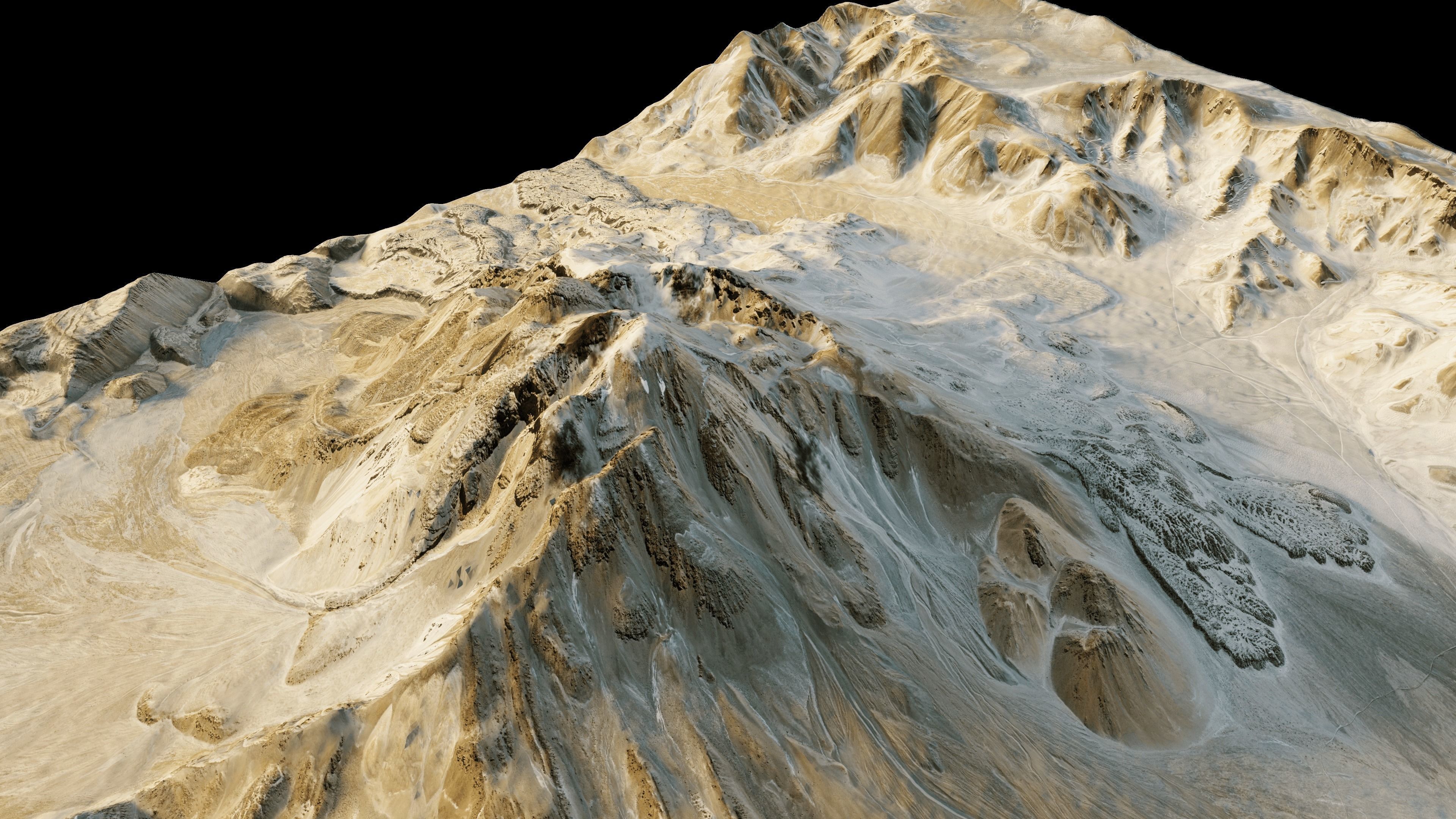 Socompa Volcano 3d model terrain 3D model | CGTrader