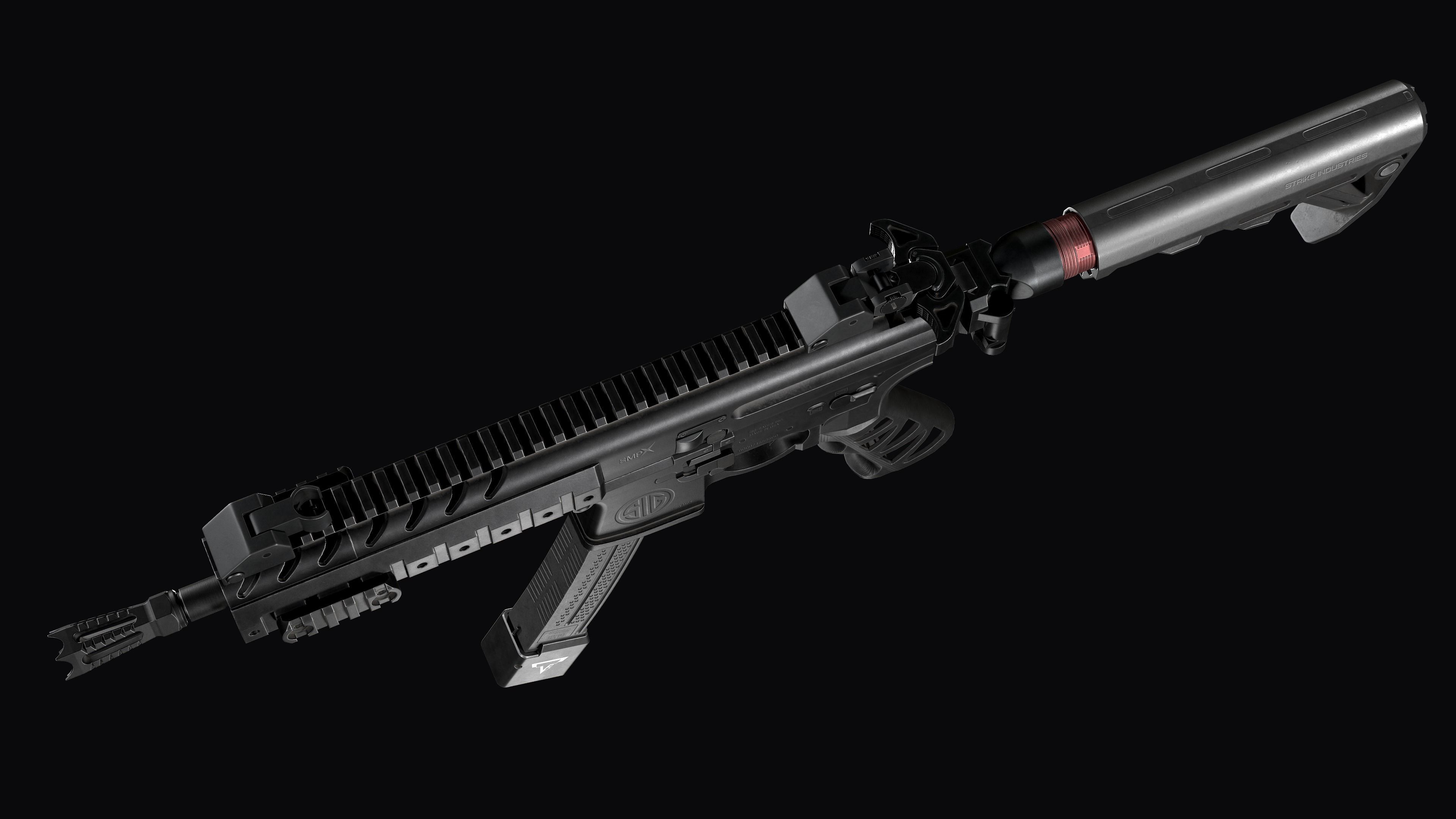 3D model Modular custom SMG Sig Sauer MPX VR / AR / low-poly | CGTrader