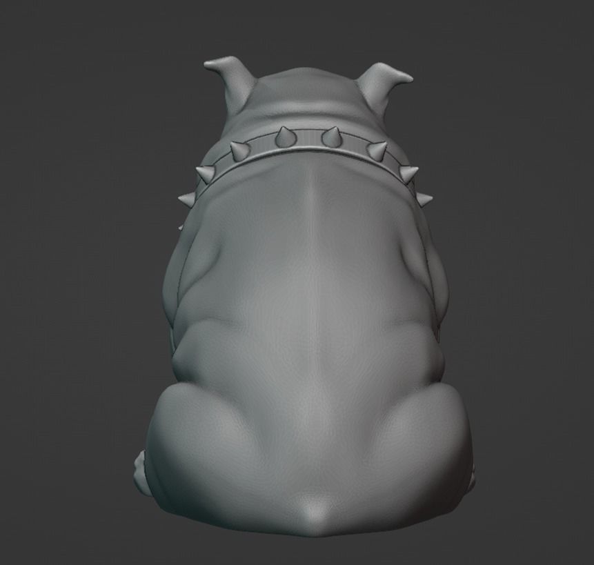 Bulldog 3D model 3D printable | CGTrader