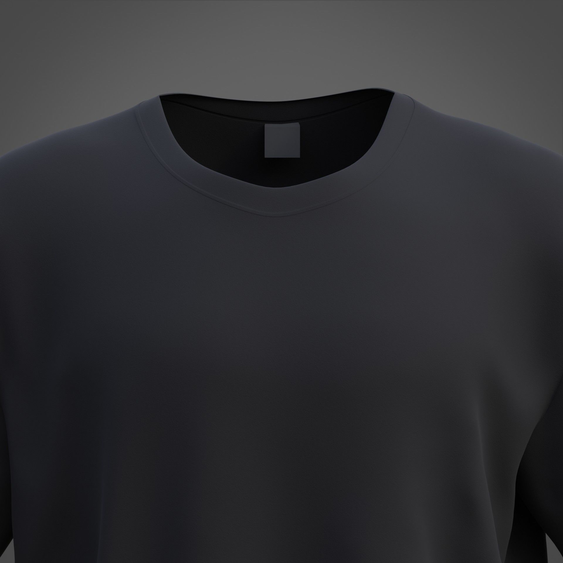 3D Male T-shirt - white and black textures 3D model | CGTrader