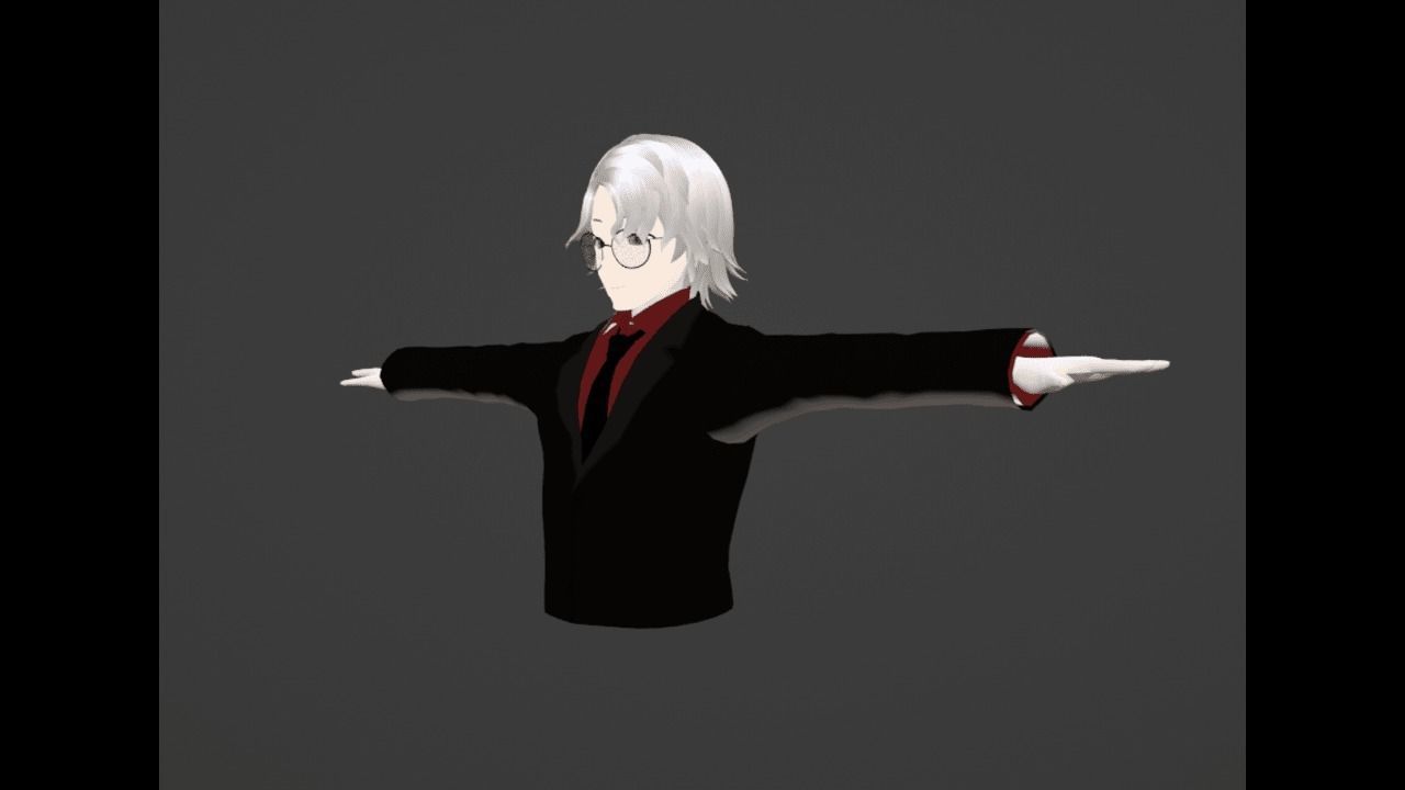 3D model Half Body Vtubing Model VR / AR / low-poly | CGTrader