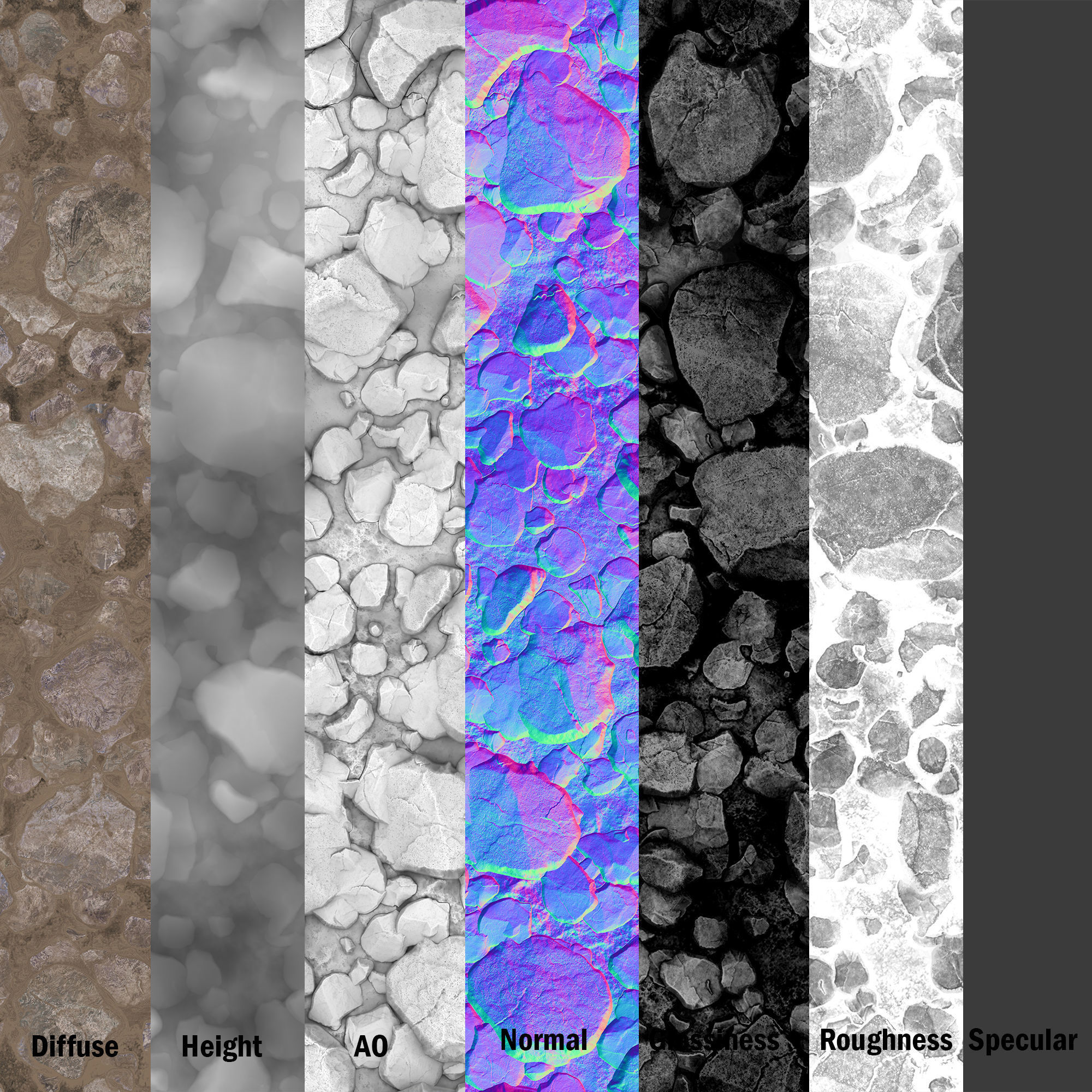 Stone texture collection 05 Texture | CGTrader