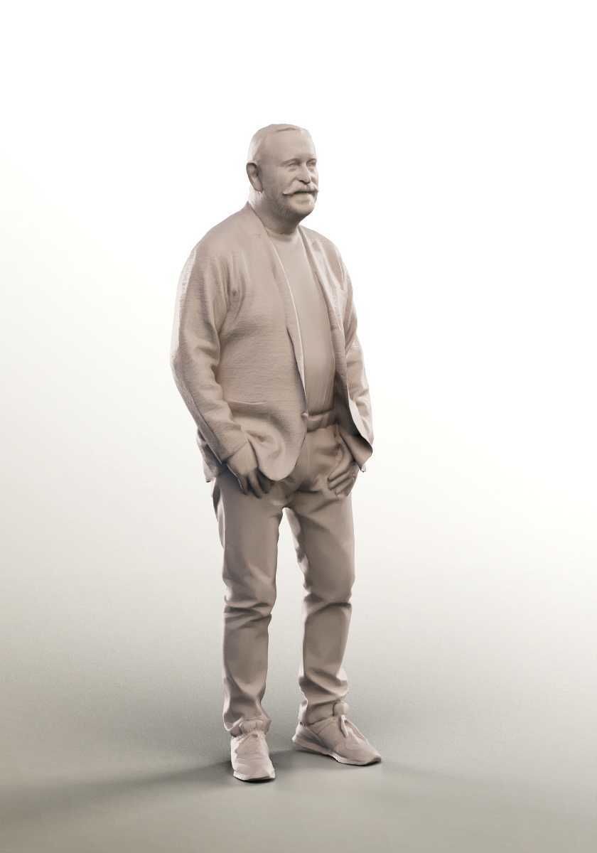 3D model Eddie 12921 - Standing Casual Oder Man VR / AR / low-poly ...