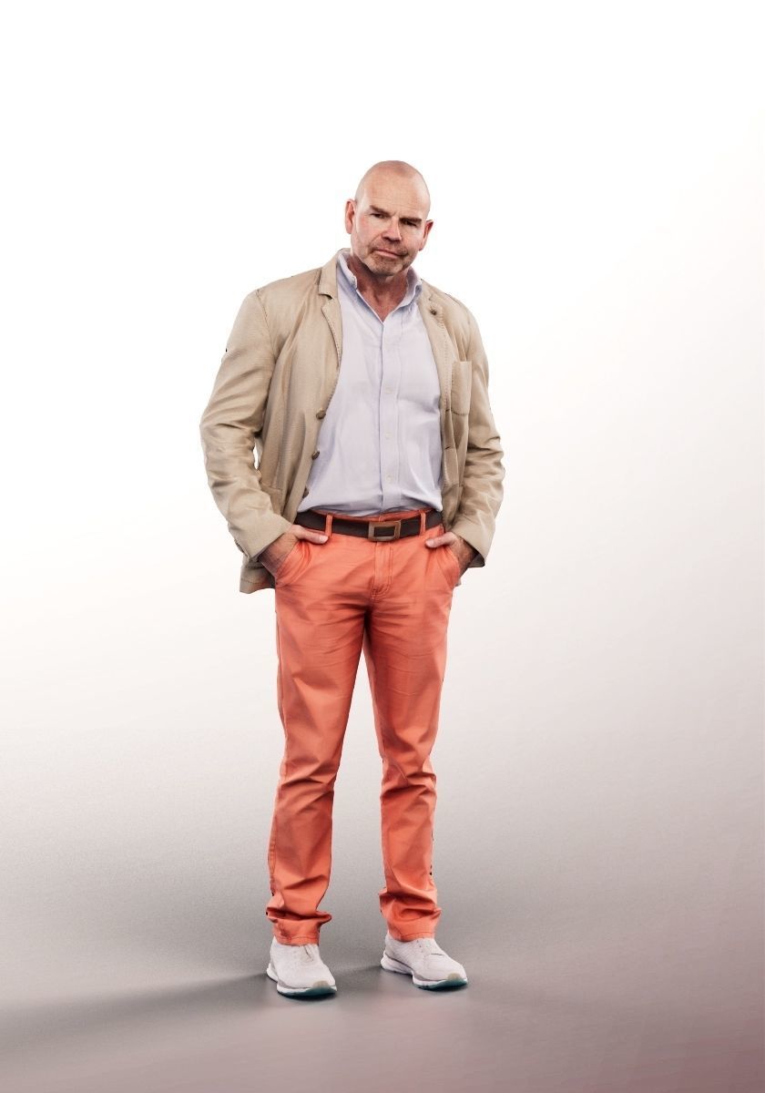 3D model Dirk 13258 - Standing Elegant Man VR / AR / low-poly | CGTrader