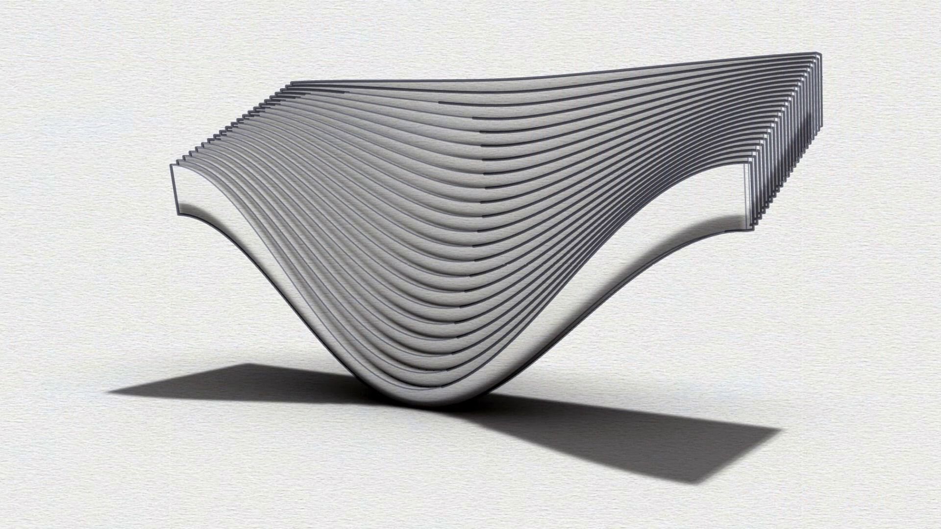 Parametric Staircase Design Grasshopper Rhino 3d model Download 3D model | CGTrader