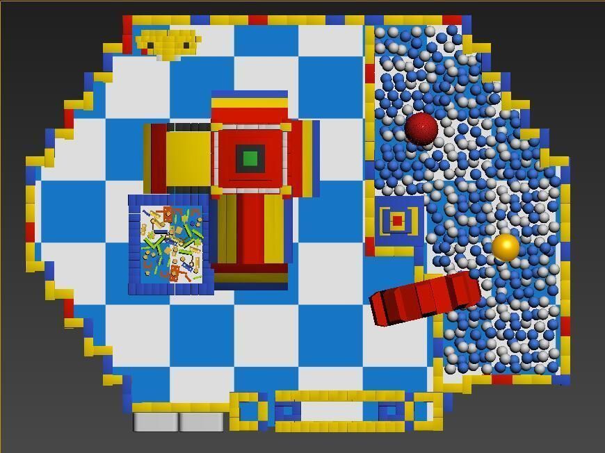 building block playground 3D model | CGTrader