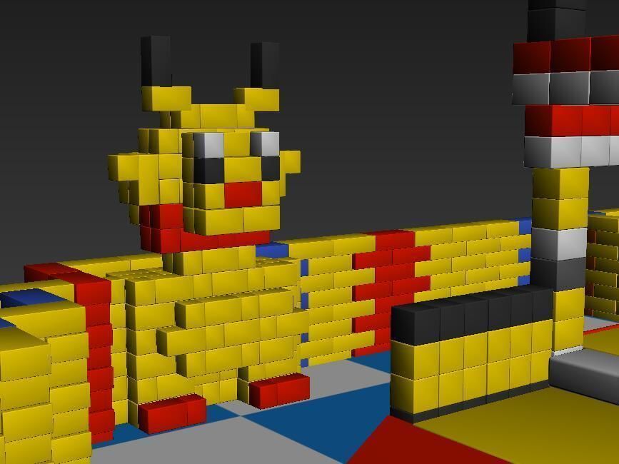 building block playground 3D model | CGTrader