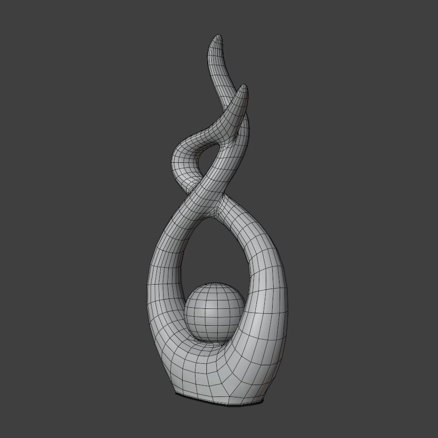 Modern and Abstract Sculpture 3D model 3D printable | CGTrader