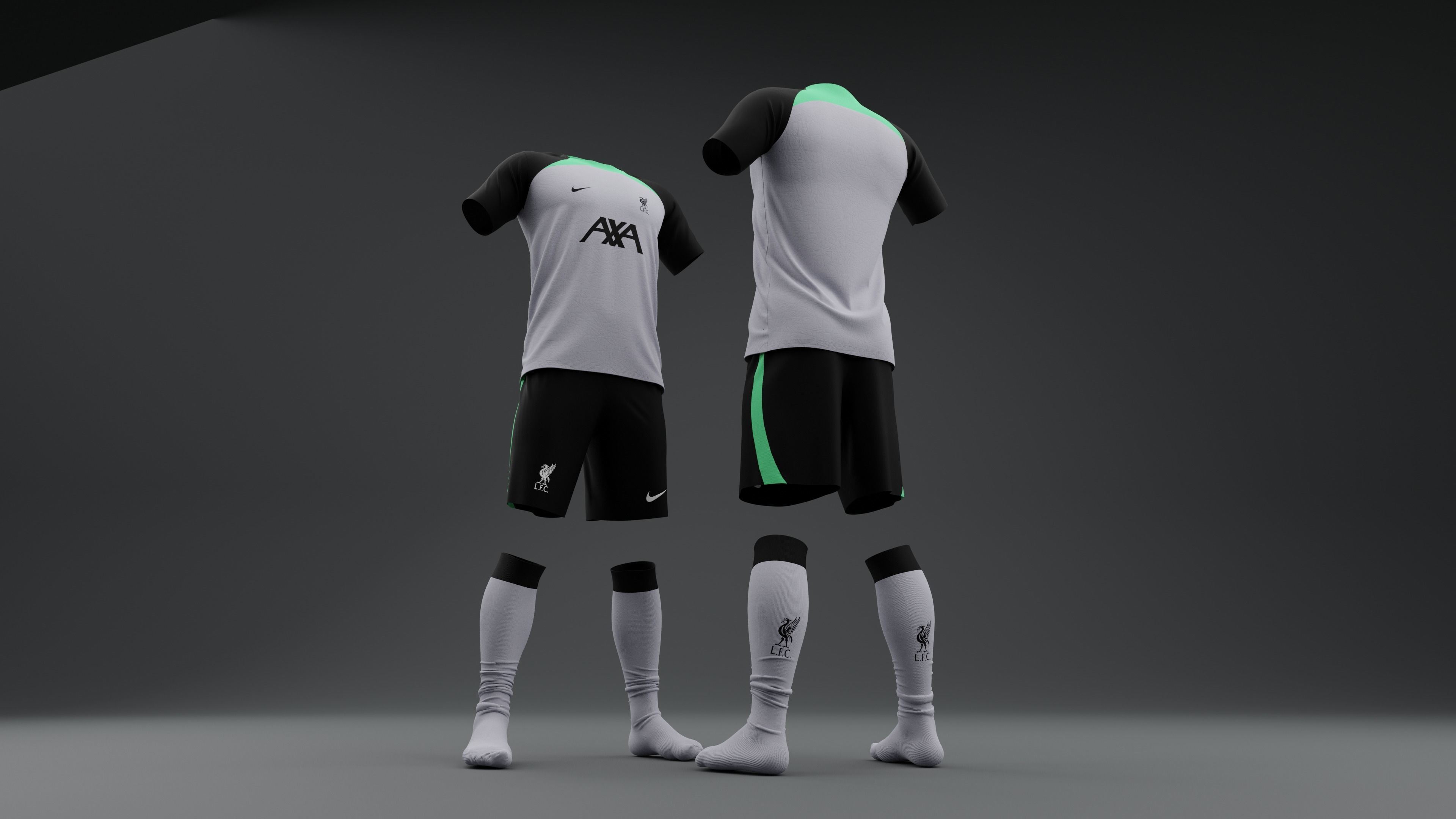 Liverpool 2023 2024 Training Jersey 3D model | CGTrader