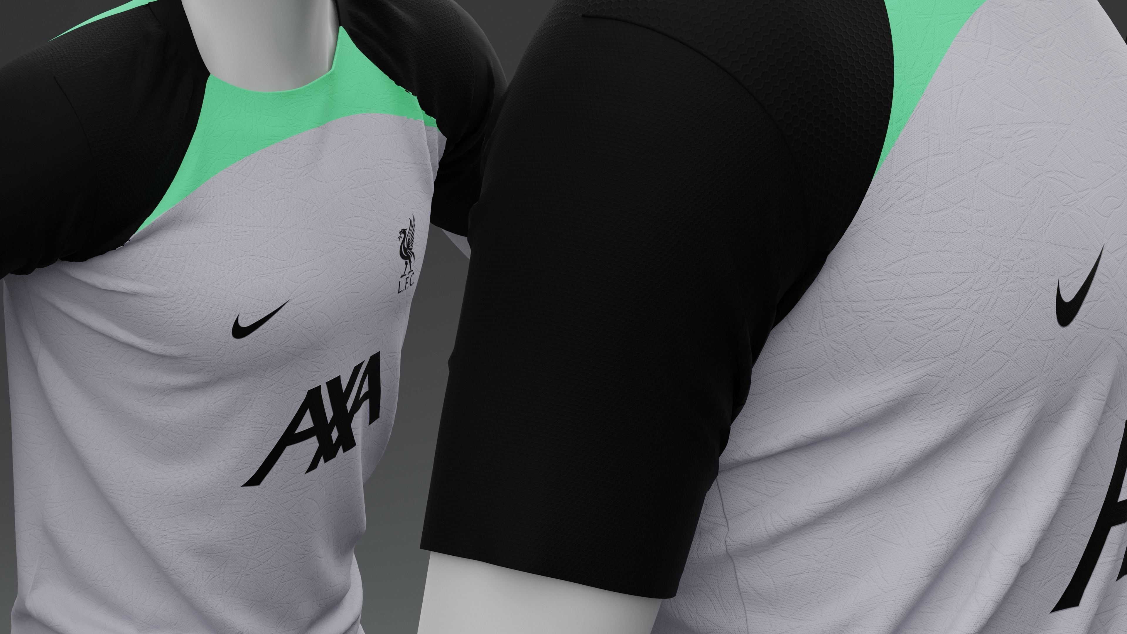Liverpool 2023 2024 Training Jersey 3D model | CGTrader