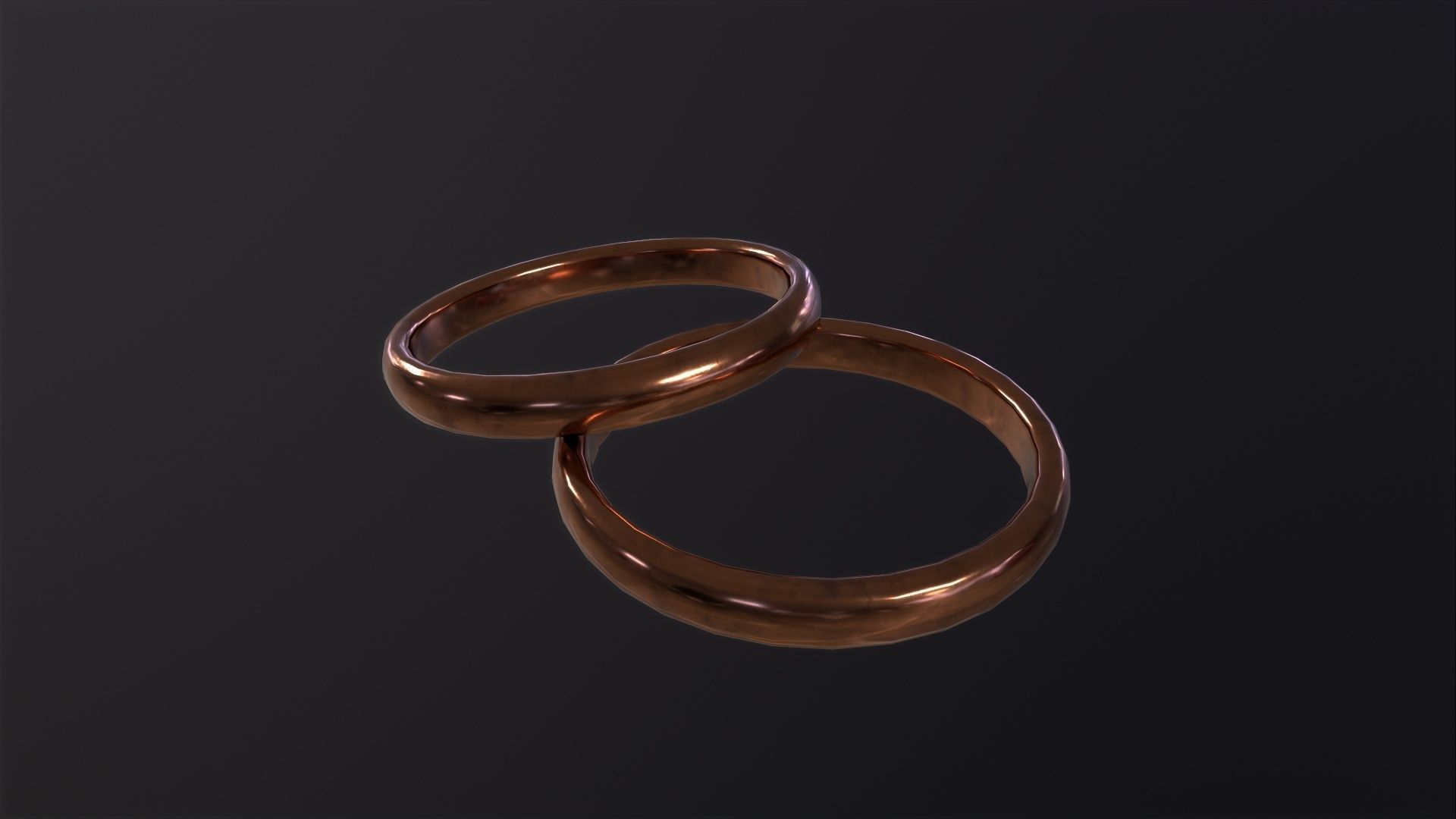 3D model Wedding Rings 3D Model VR / AR / low-poly | CGTrader