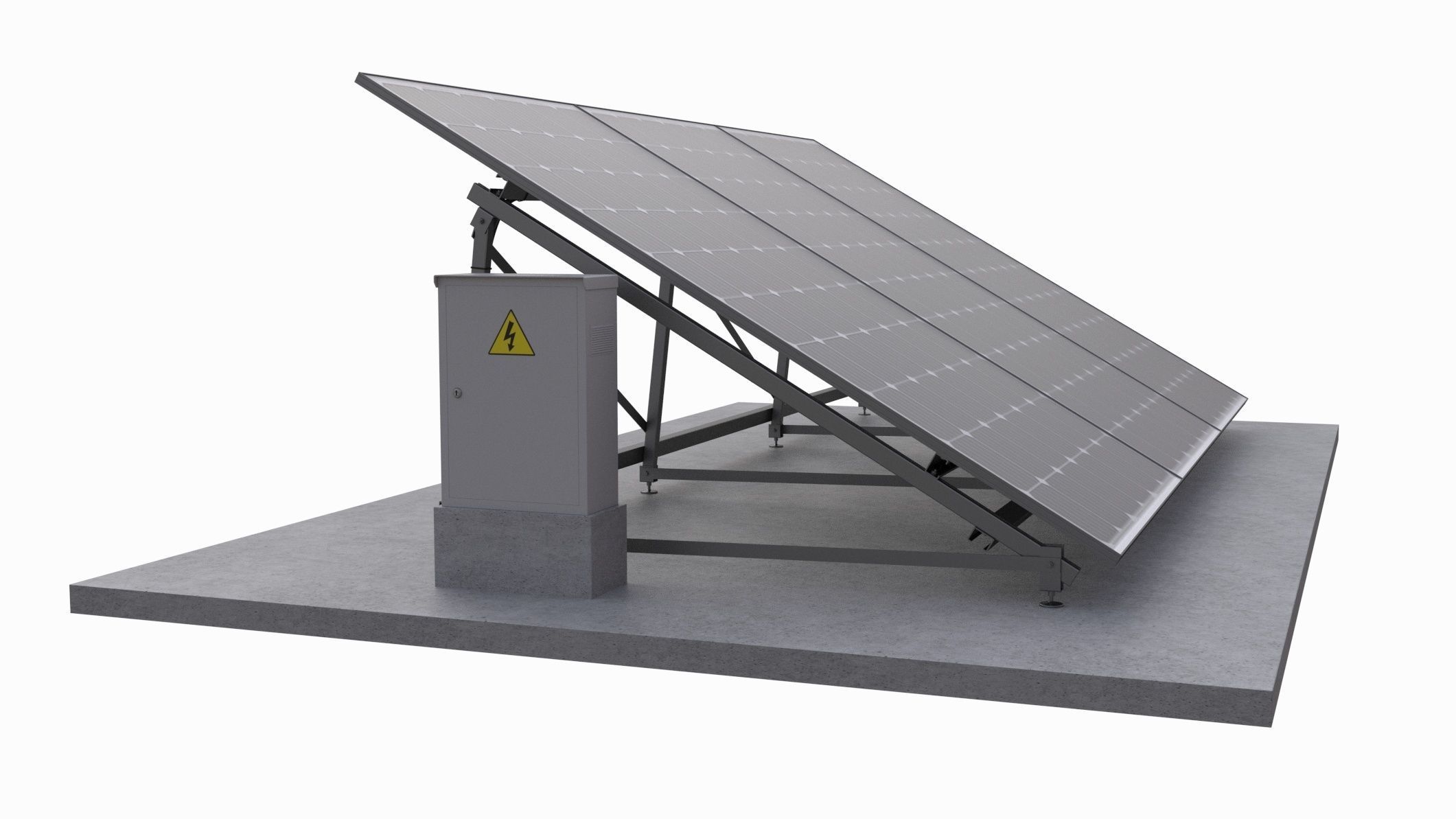 3D model Solar Energy panels VR / AR / low-poly | CGTrader