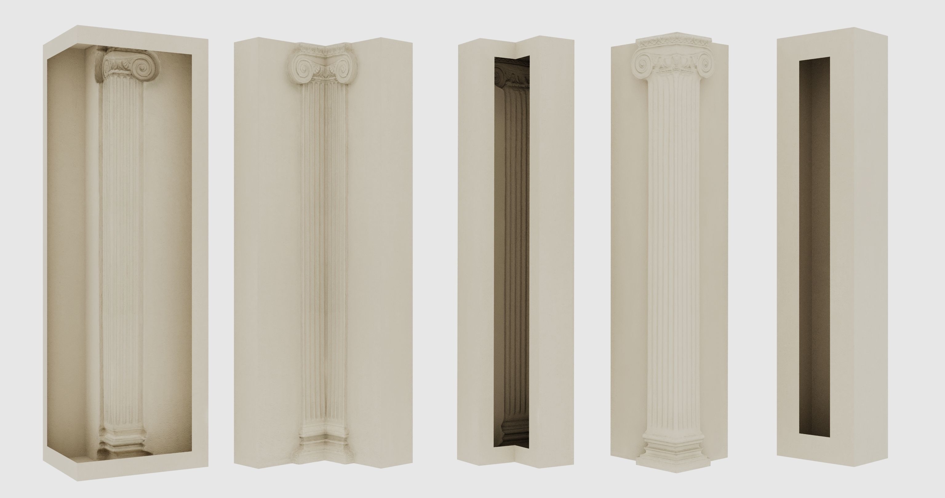 3D model Modular building collection VR / AR / low-poly | CGTrader