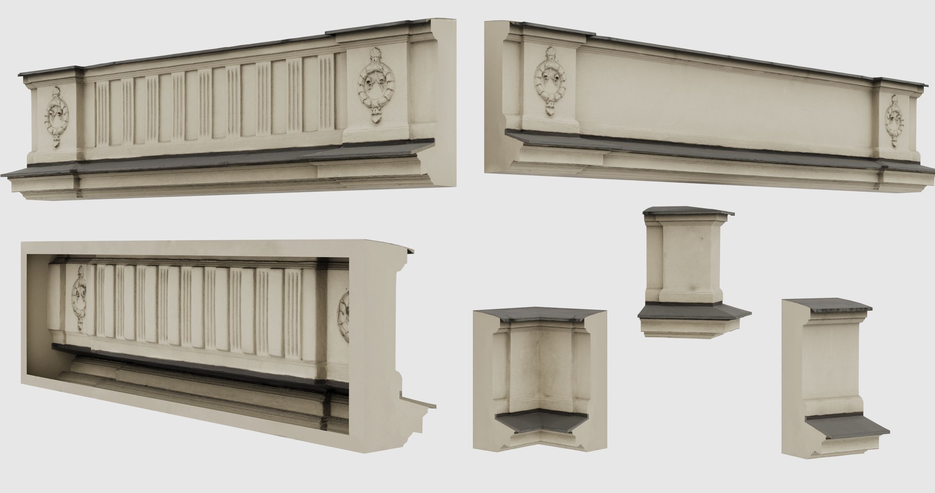 3D model Modular building collection VR / AR / low-poly | CGTrader