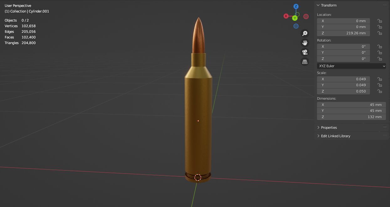 3D model Bullet for snipper 3D model VR / AR / low-poly | CGTrader