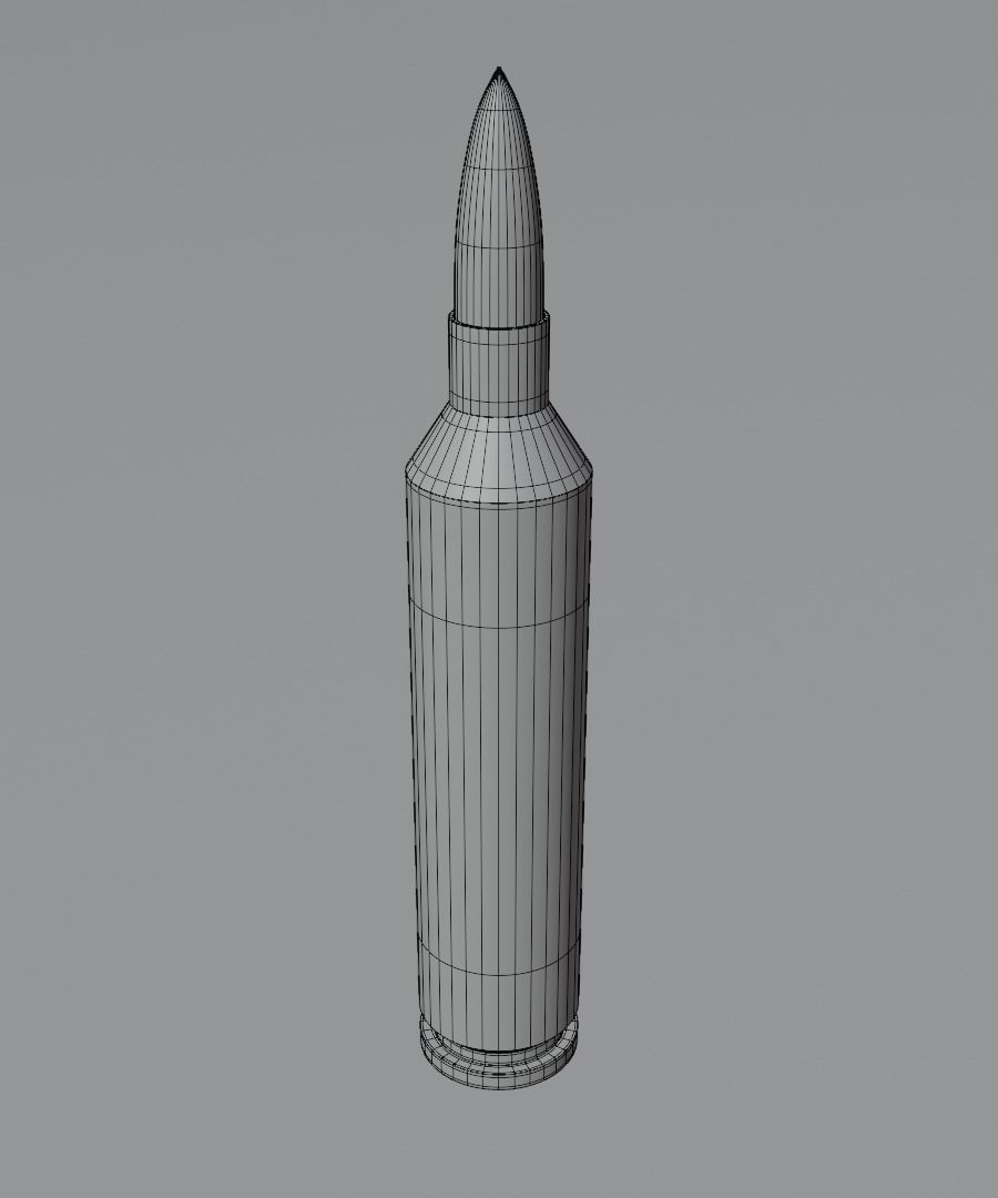 3D model Bullet for snipper 3D model VR / AR / low-poly | CGTrader