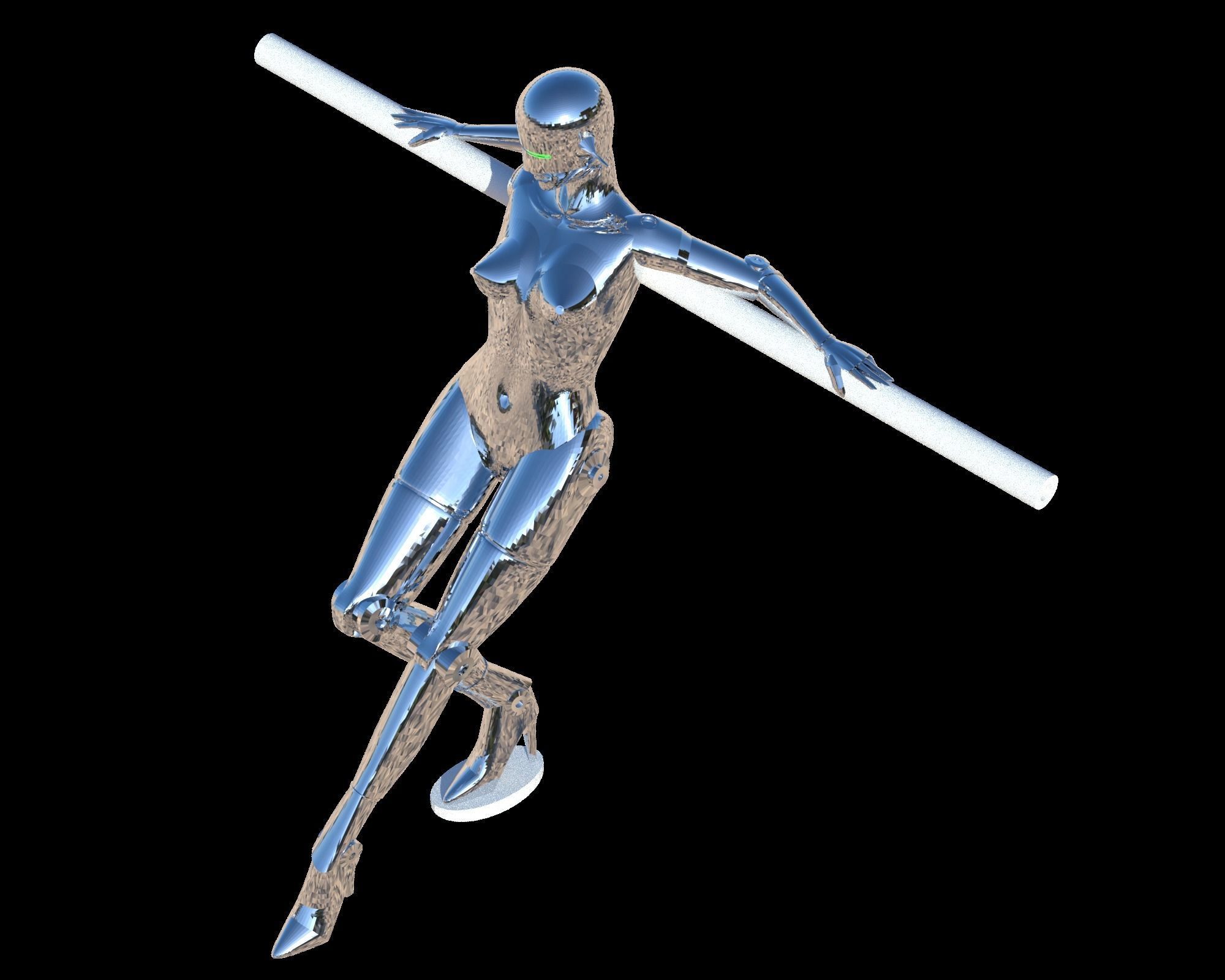 Sexy Robot 3d Model 3d Printable Cgtrader