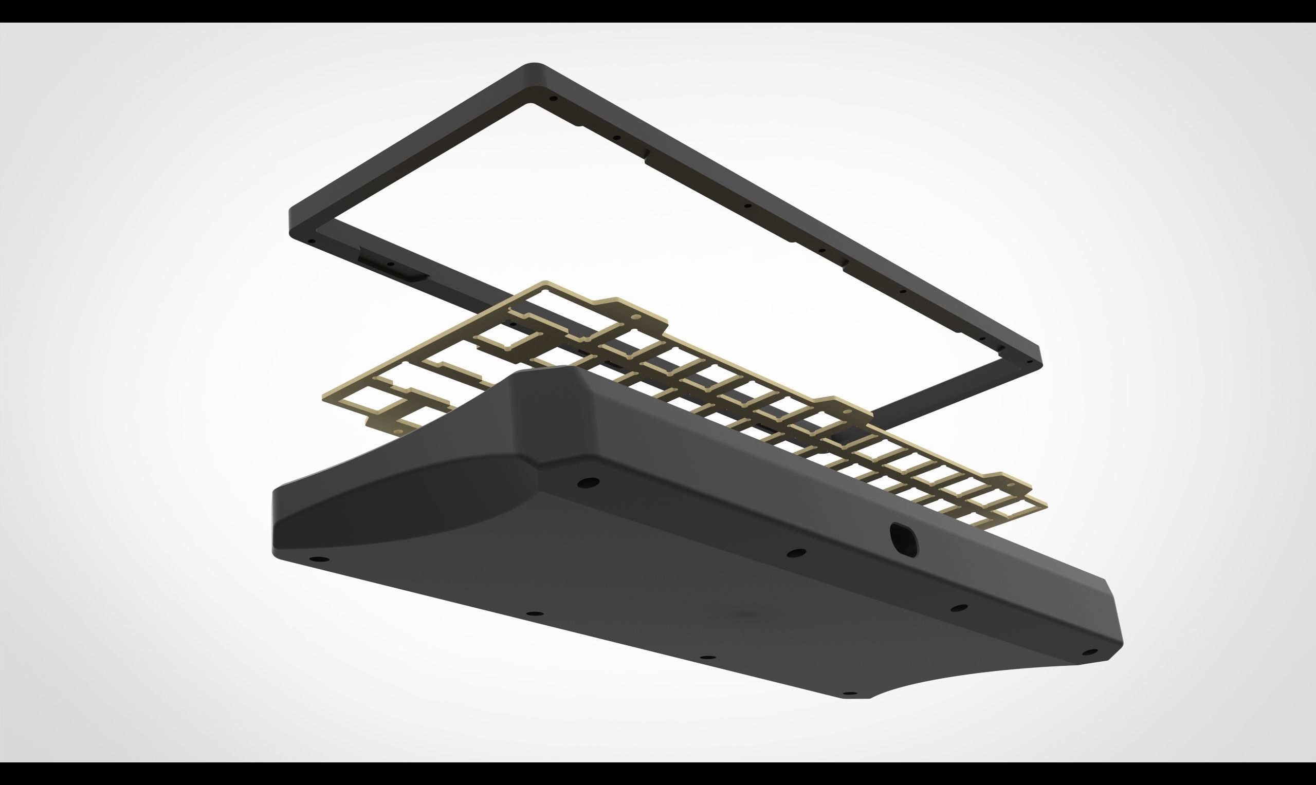 60 mechanical keyboard 3D model 3D printable | CGTrader