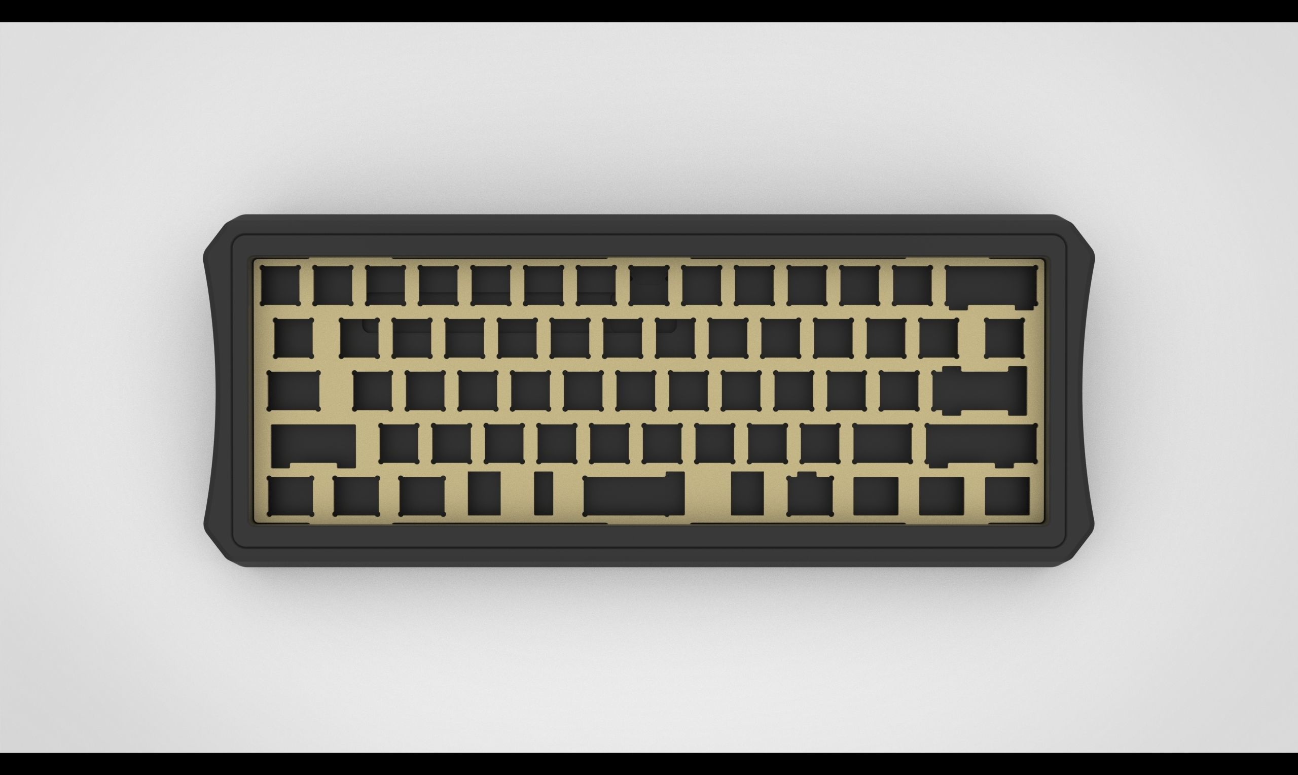 60 mechanical keyboard 3D model 3D printable | CGTrader