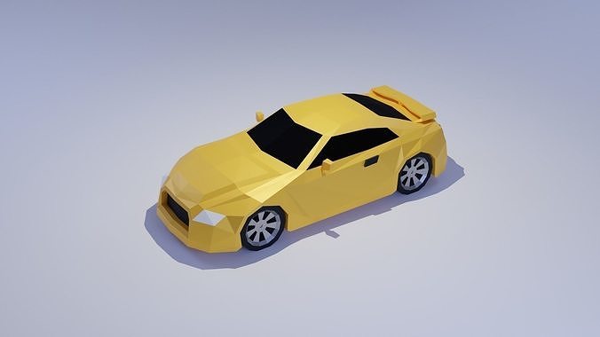 3D model Nissan GT-R VR / AR / low-poly | CGTrader