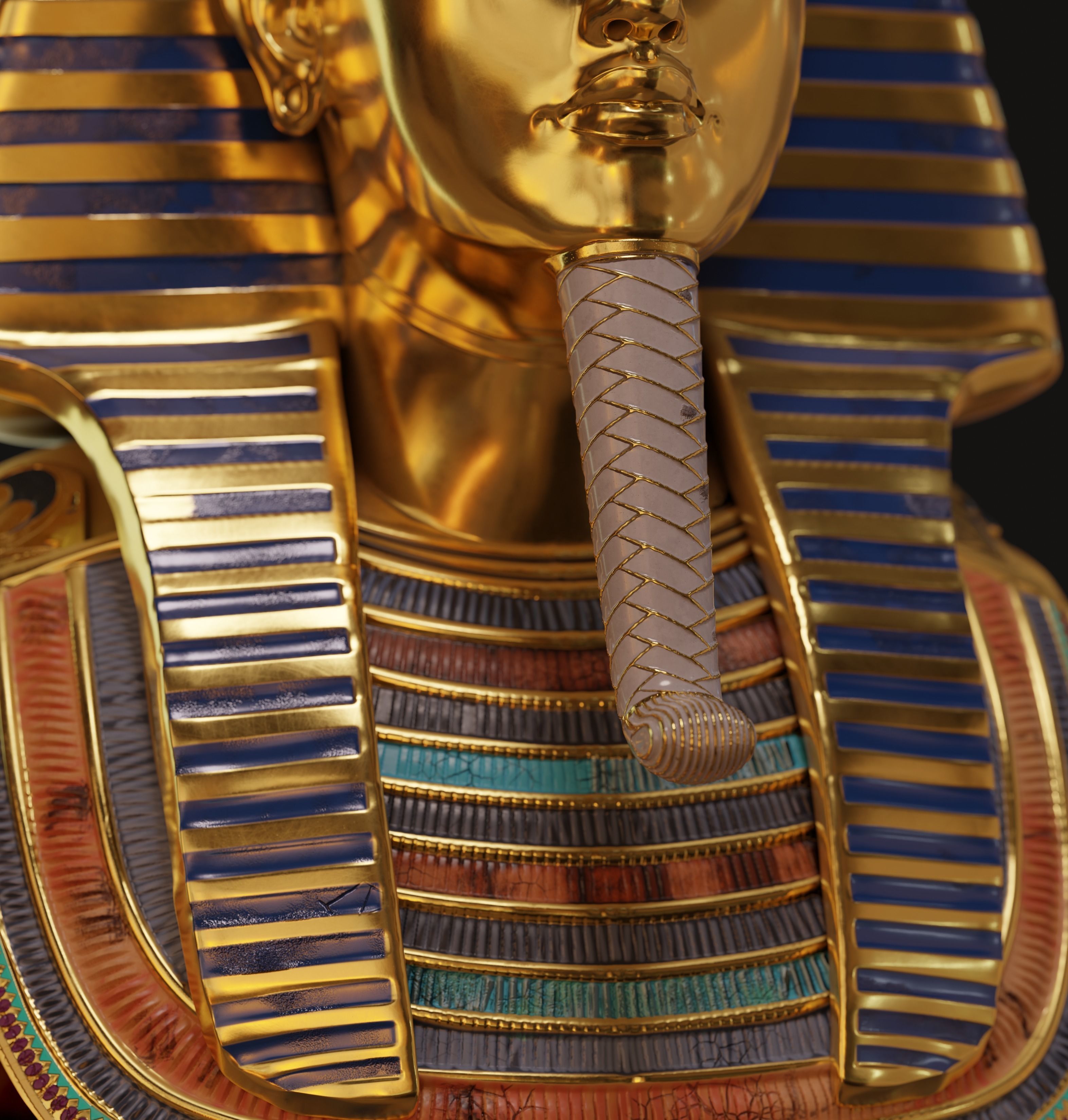 Tutankhamun 3D model | CGTrader