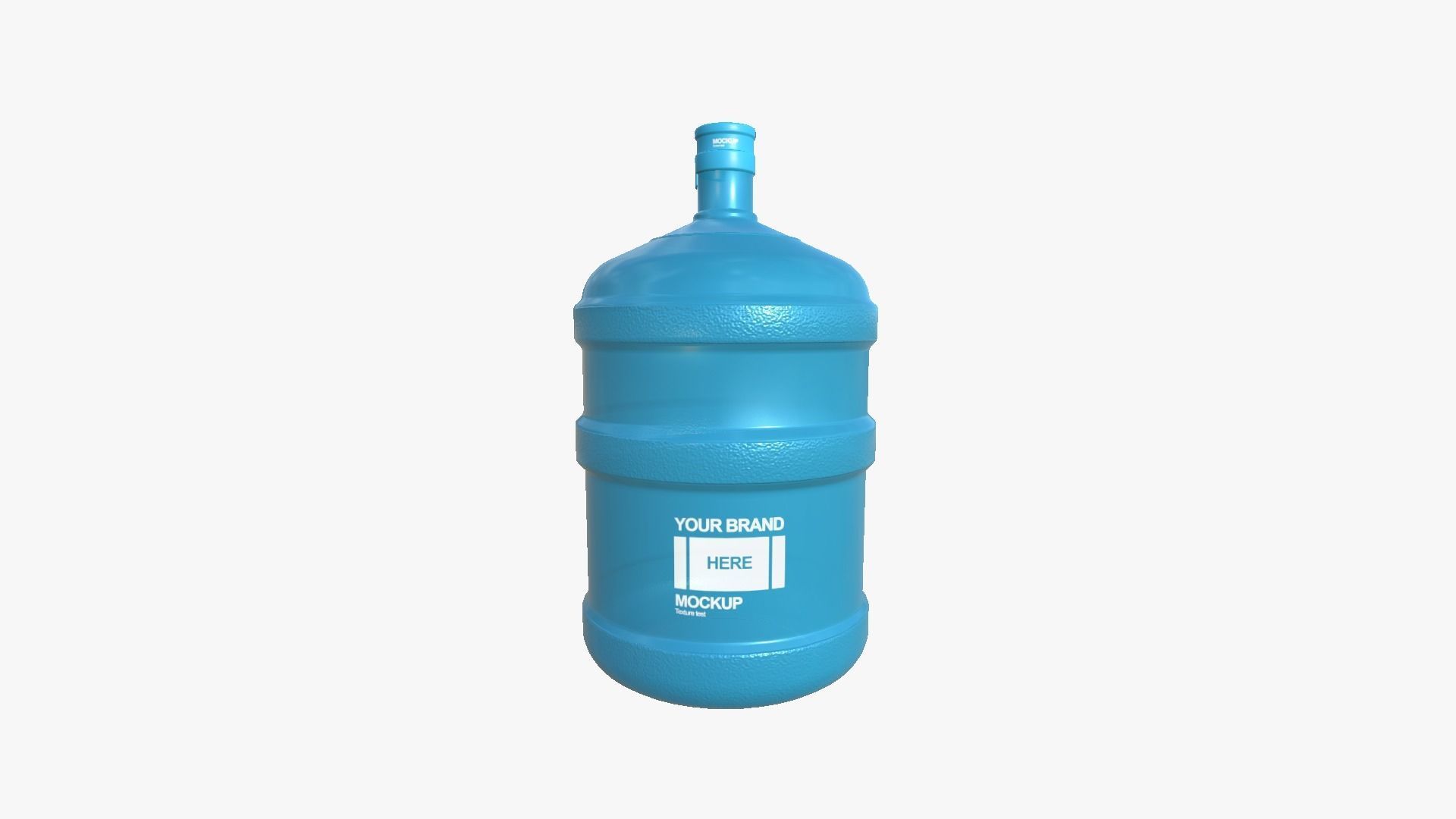 3D model Water Plastic Gallon - Blank Mock Up Basic Template VR / AR ...