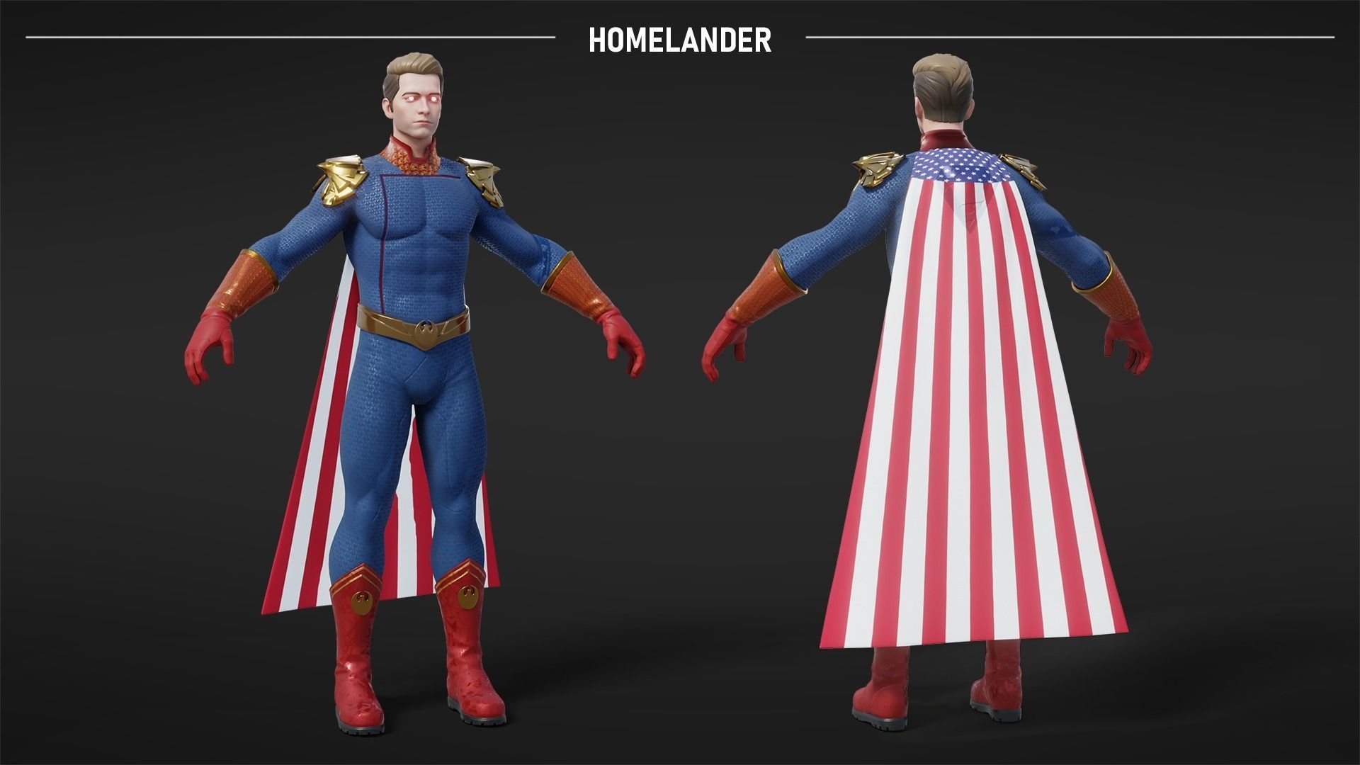 3D model The Homelander VR / AR / low-poly | CGTrader