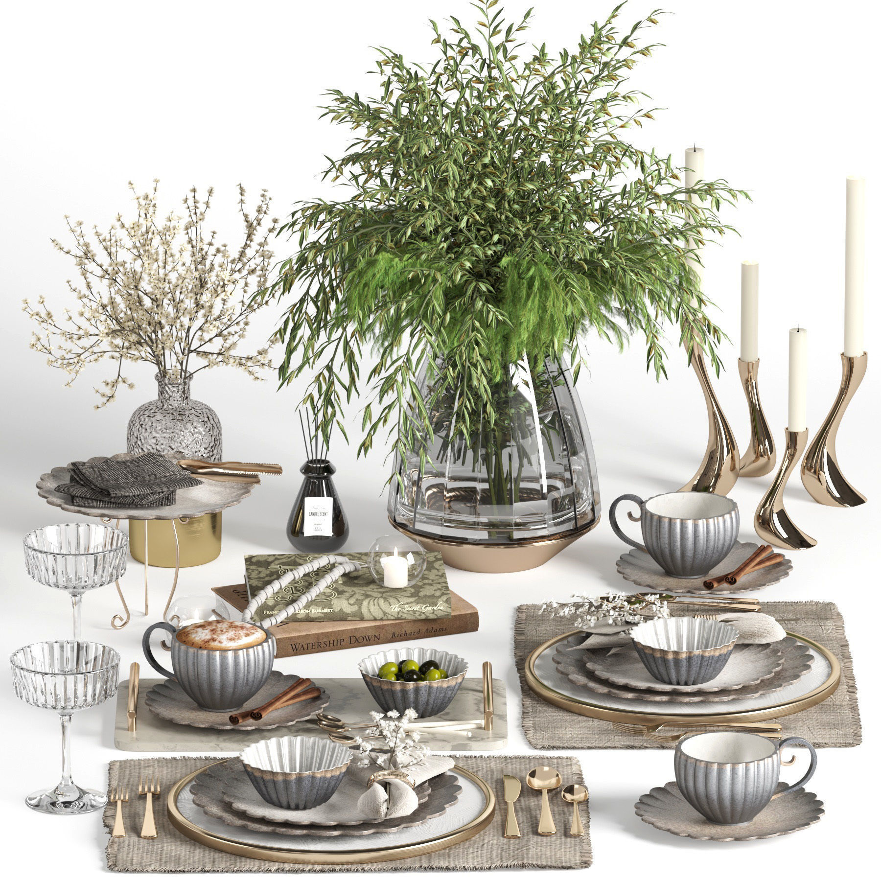 tableware set15 3D model | CGTrader