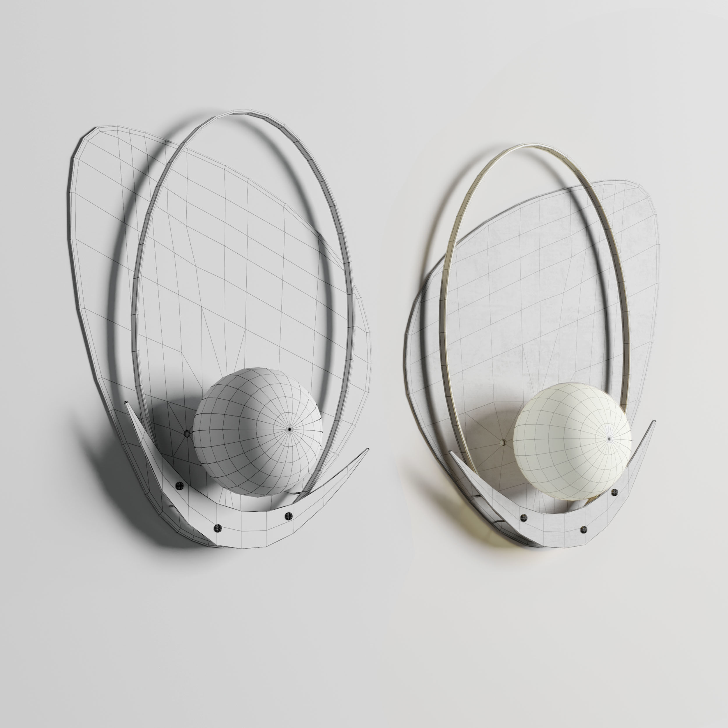 3D model lampatron CLAM FLAT VR / AR / low-poly | CGTrader