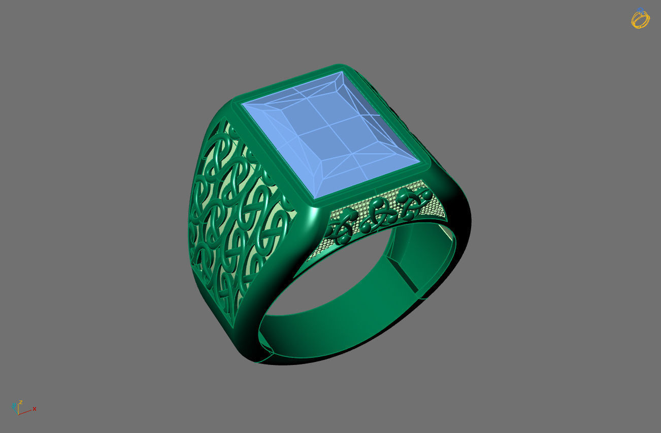 STL 3DM Gents Rings Ready Models Mens Rings 3D print model 3D model 3D ...