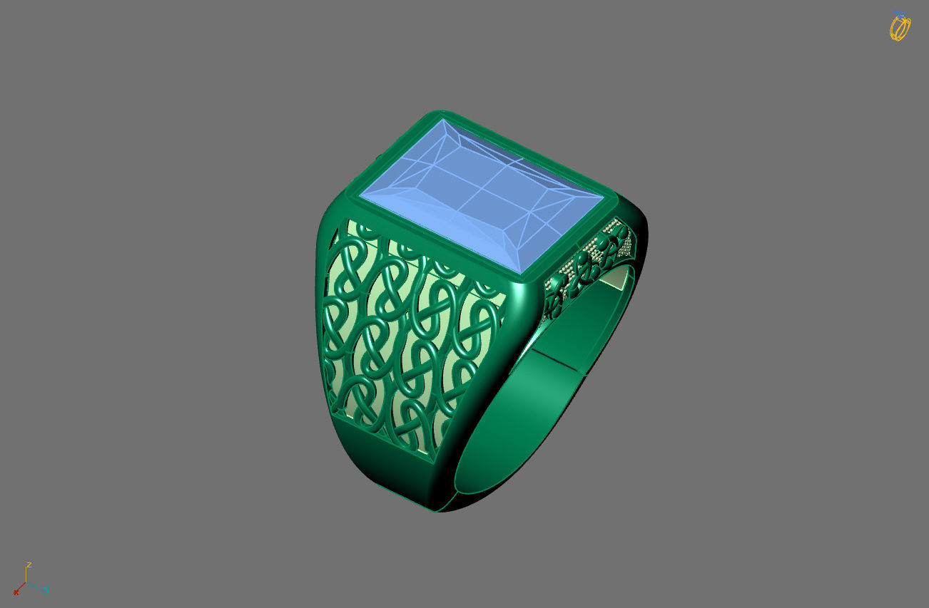 STL 3DM Gents Rings Ready Models Mens Rings 3D print model 3D model 3D ...