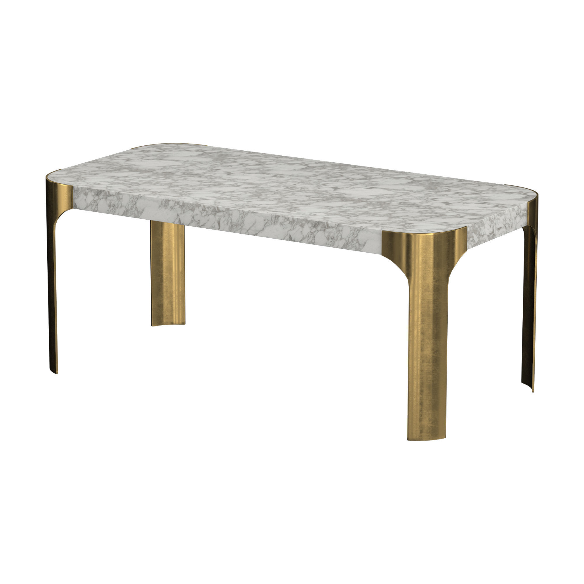 Marble Rectangular Coffee Table 3d Model Cgtrader 4725