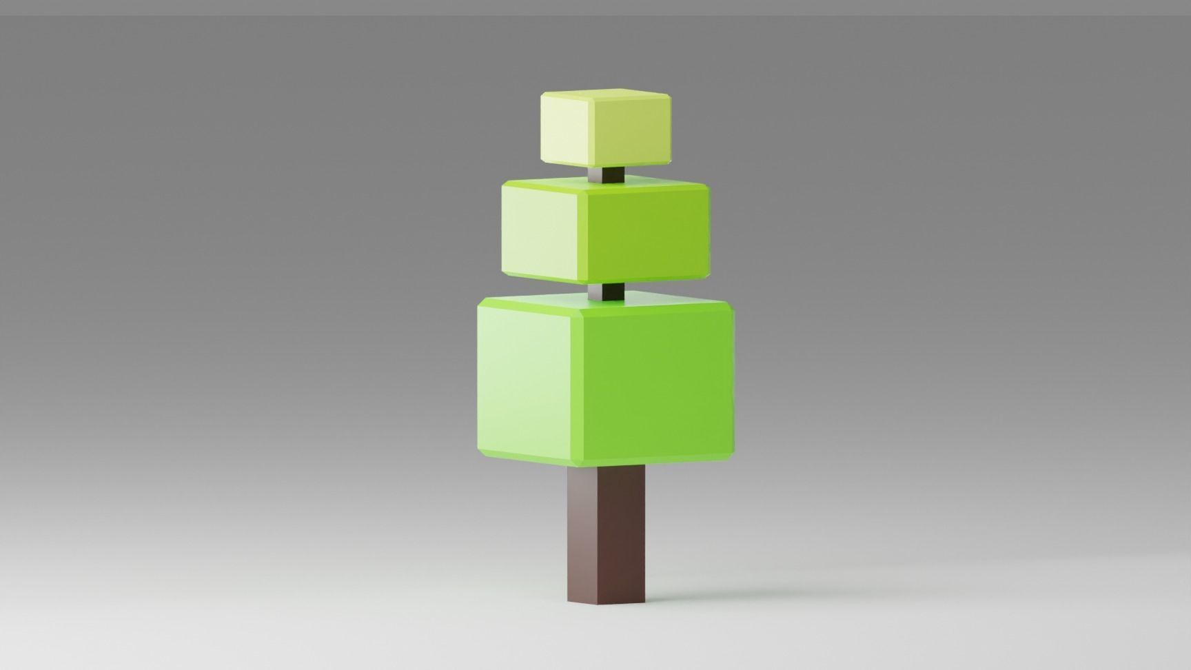 3D model Low Poly Trees - Cubic VR / AR / low-poly | CGTrader