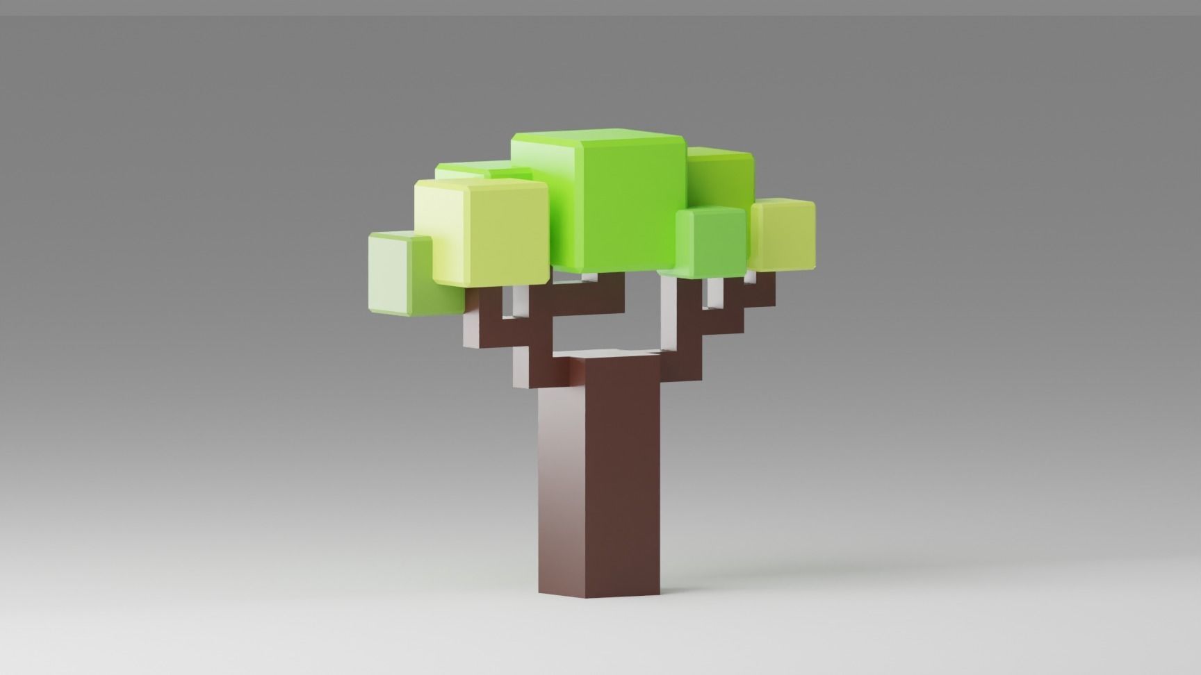 3D model Low Poly Trees - Cubic VR / AR / low-poly | CGTrader
