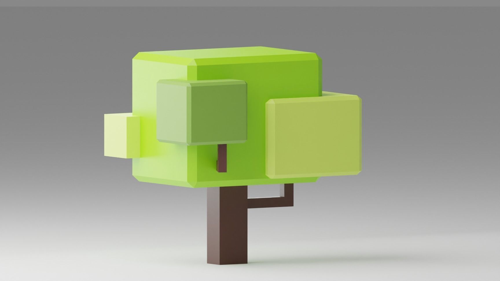 3D model Low Poly Trees - Cubic VR / AR / low-poly | CGTrader