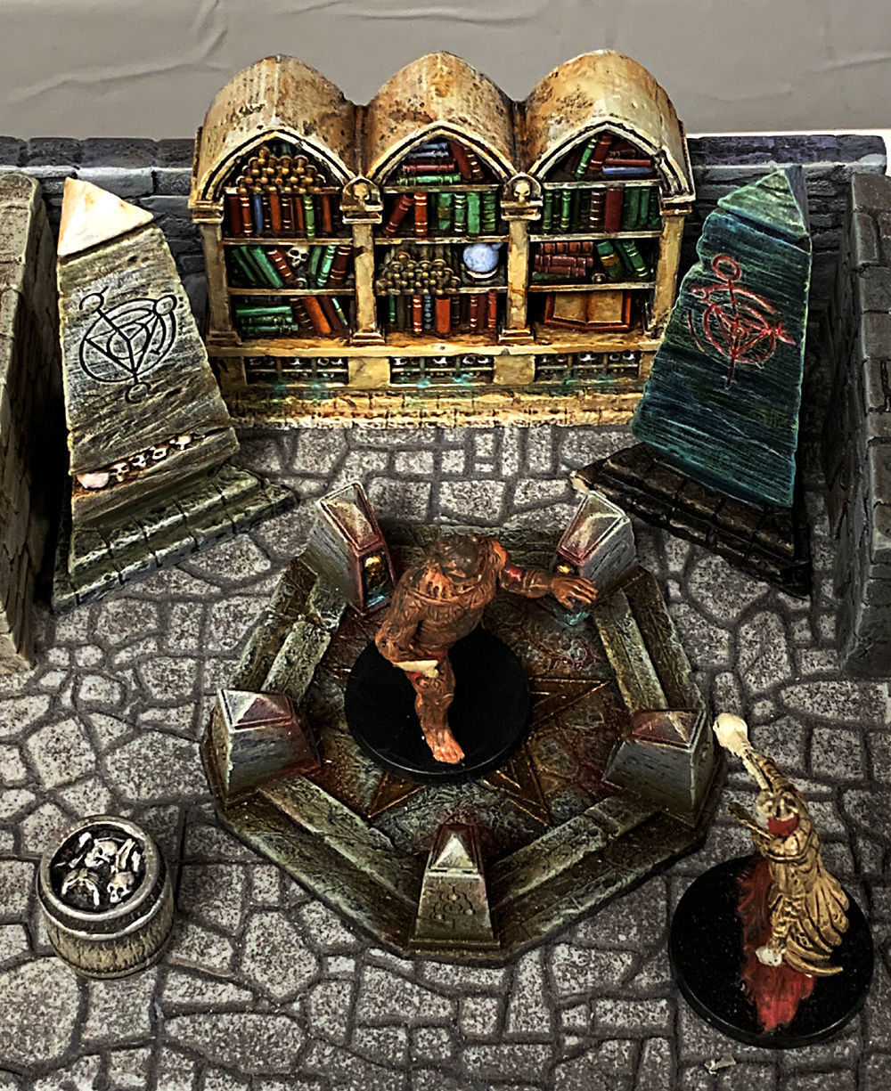 LegendGames Arcane Bookcase set 3D model 3D printable | CGTrader