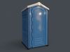 3D model PBR Portable Outdoor Beach Chemical Toilet VR / AR / low-poly ...