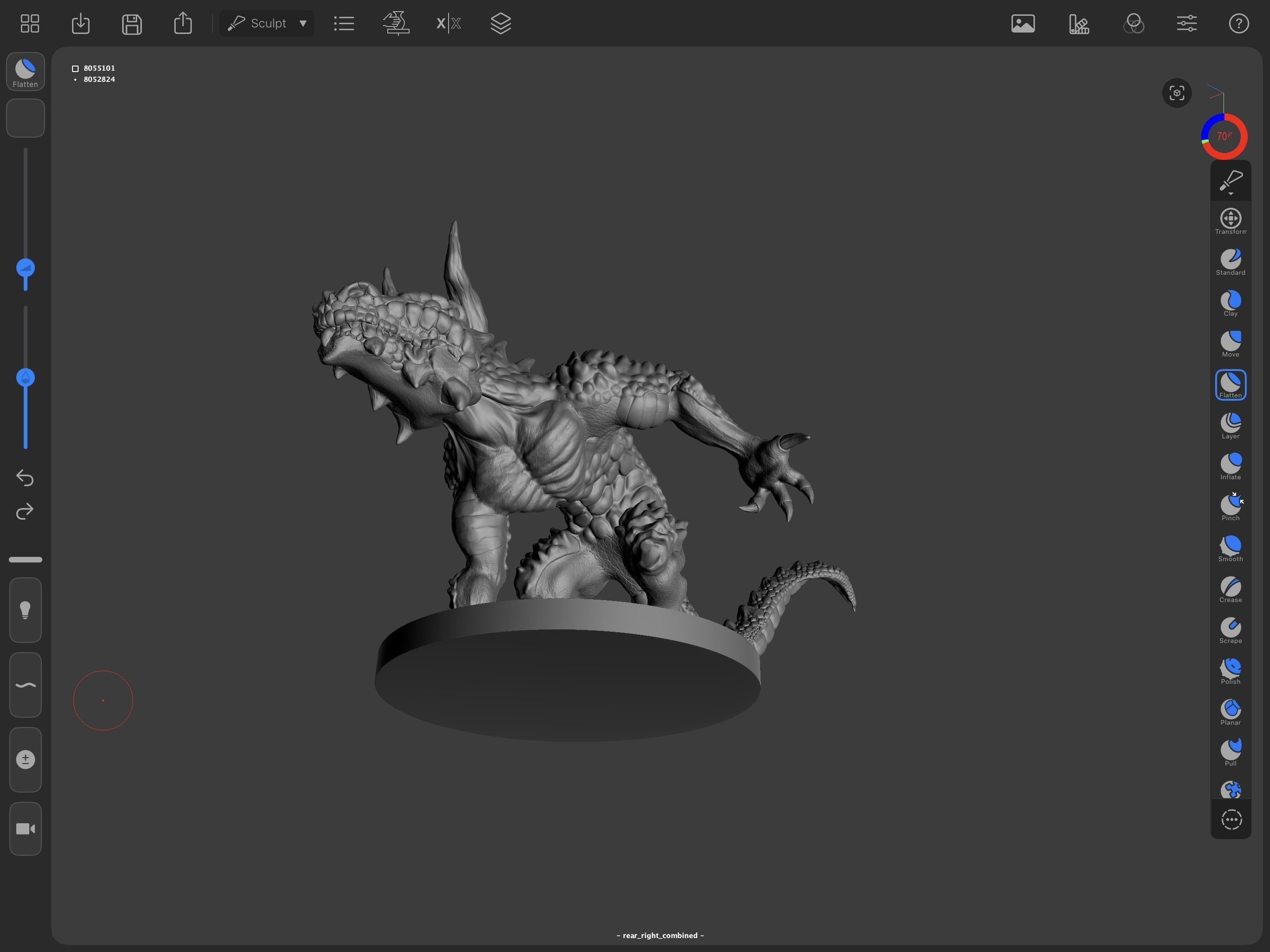 Malevolent Hound A Terrifying Demon Dog 3D Model for RPGs 3D model 3D ...