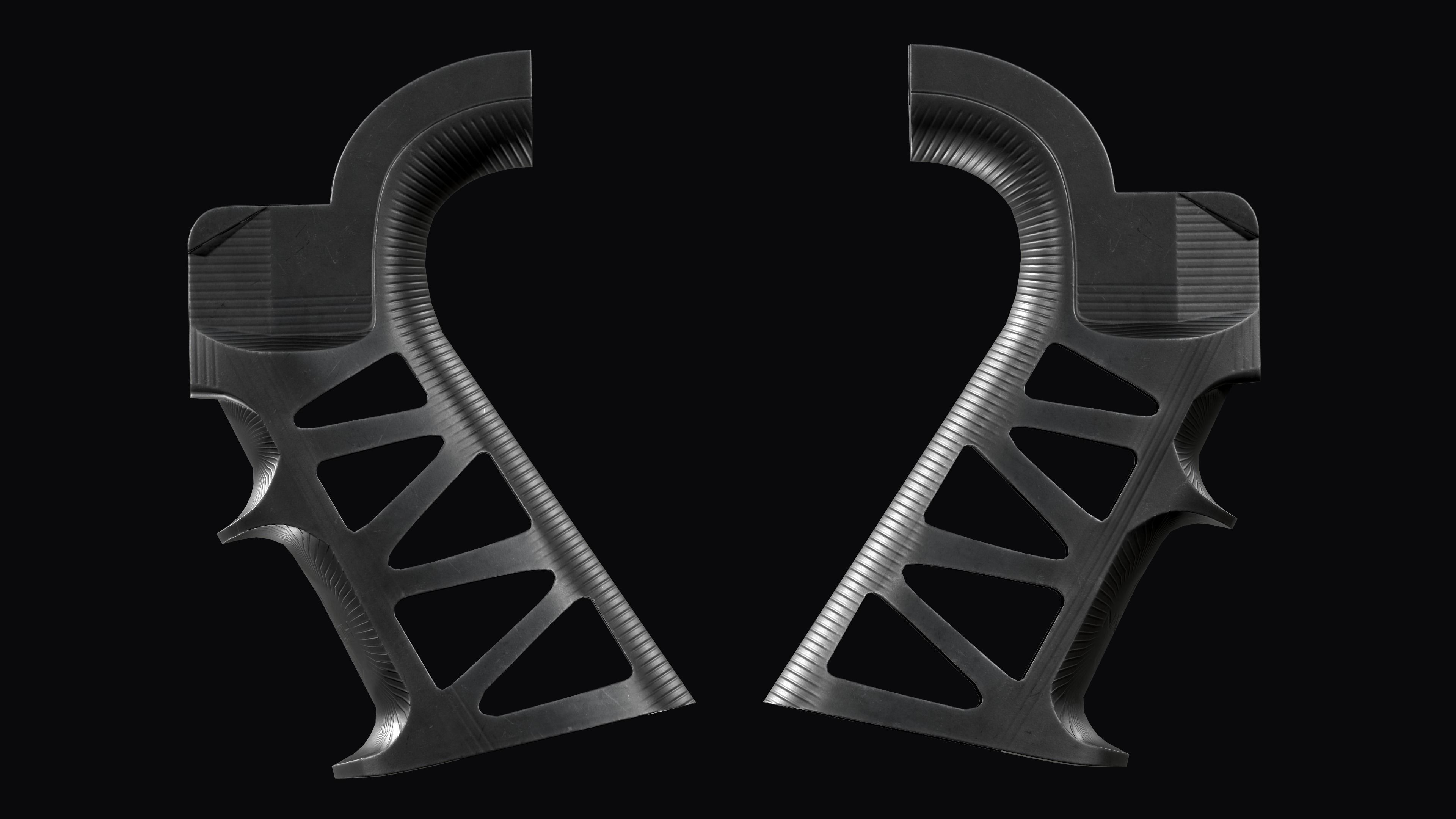 3D model Pistol grip AR 15 Naroh Arms GRAL-S VR / AR / low-poly | CGTrader