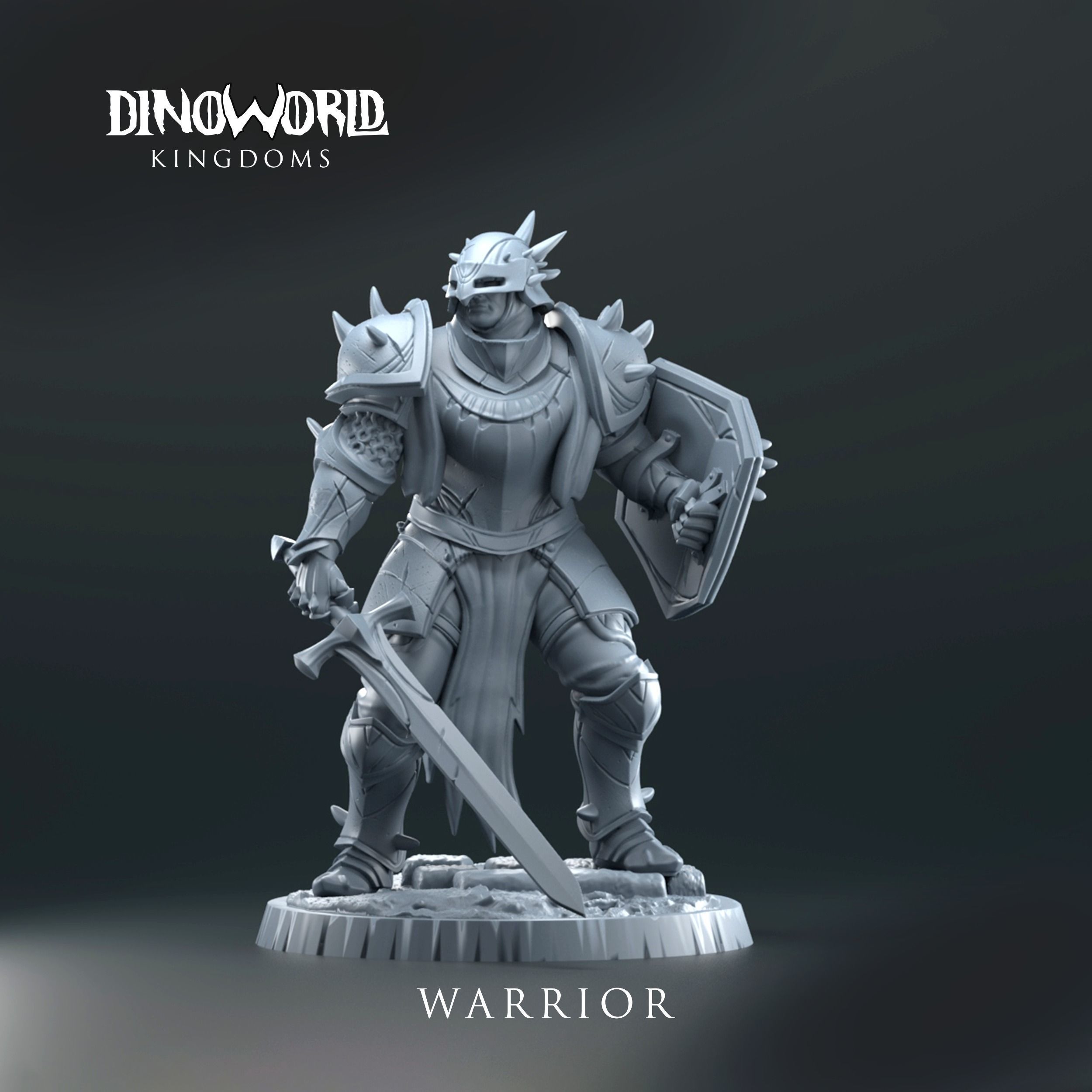 warrior human 3D model 3D printable | CGTrader