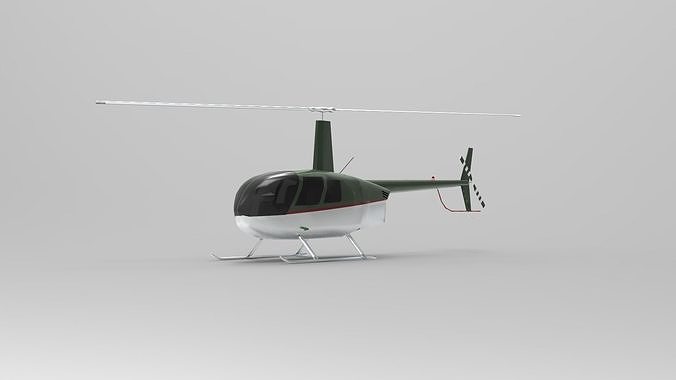 Robinson R44 Raven 3D model | CGTrader