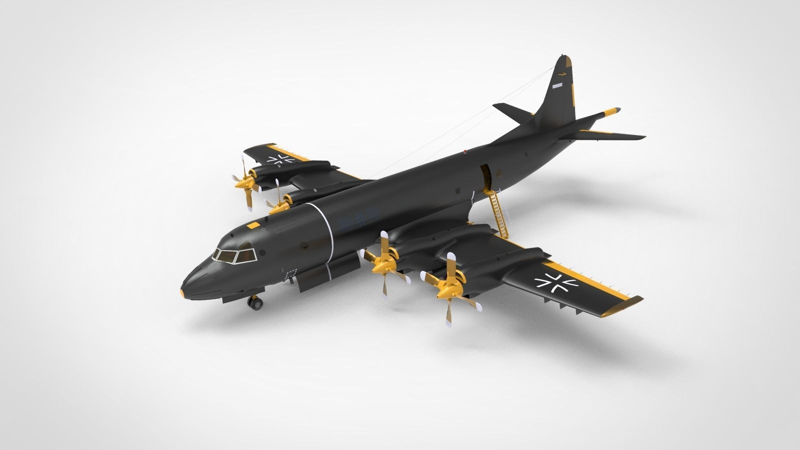 Lockheed P-3 Orion 3D model | CGTrader