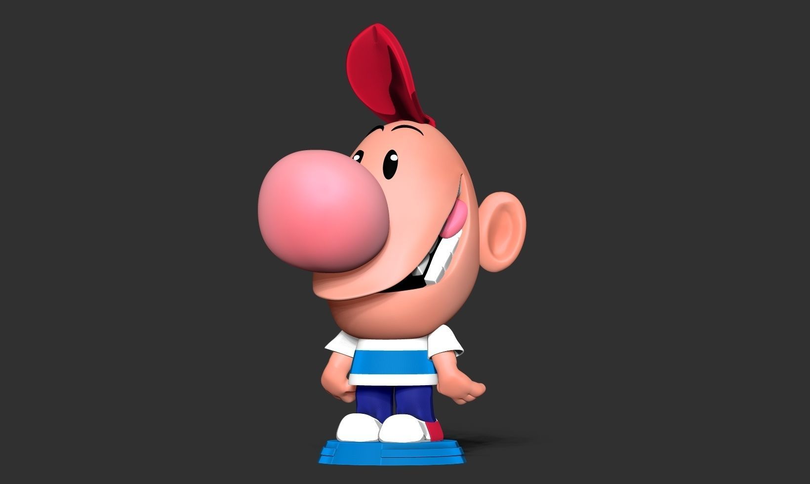 Billy - Cartoon Network Fanart 3D model 3D printable | CGTrader