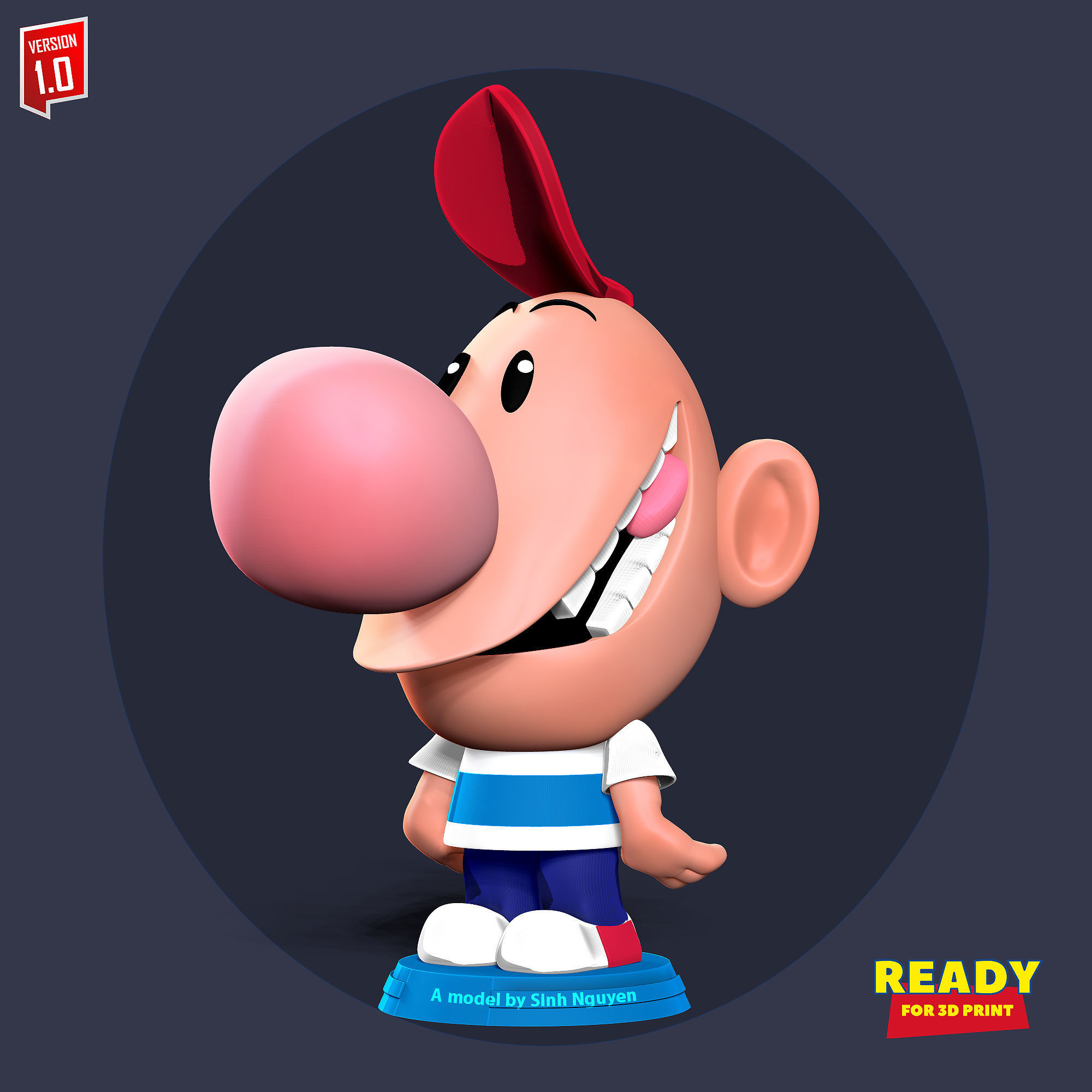 Billy - Cartoon Network Fanart 3D model 3D printable | CGTrader