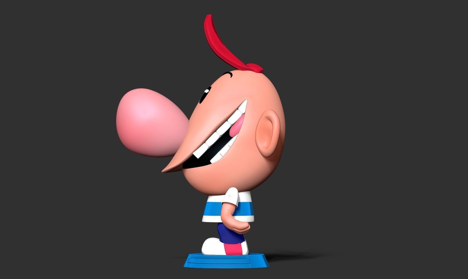 Billy - Cartoon Network Fanart 3D model 3D printable | CGTrader