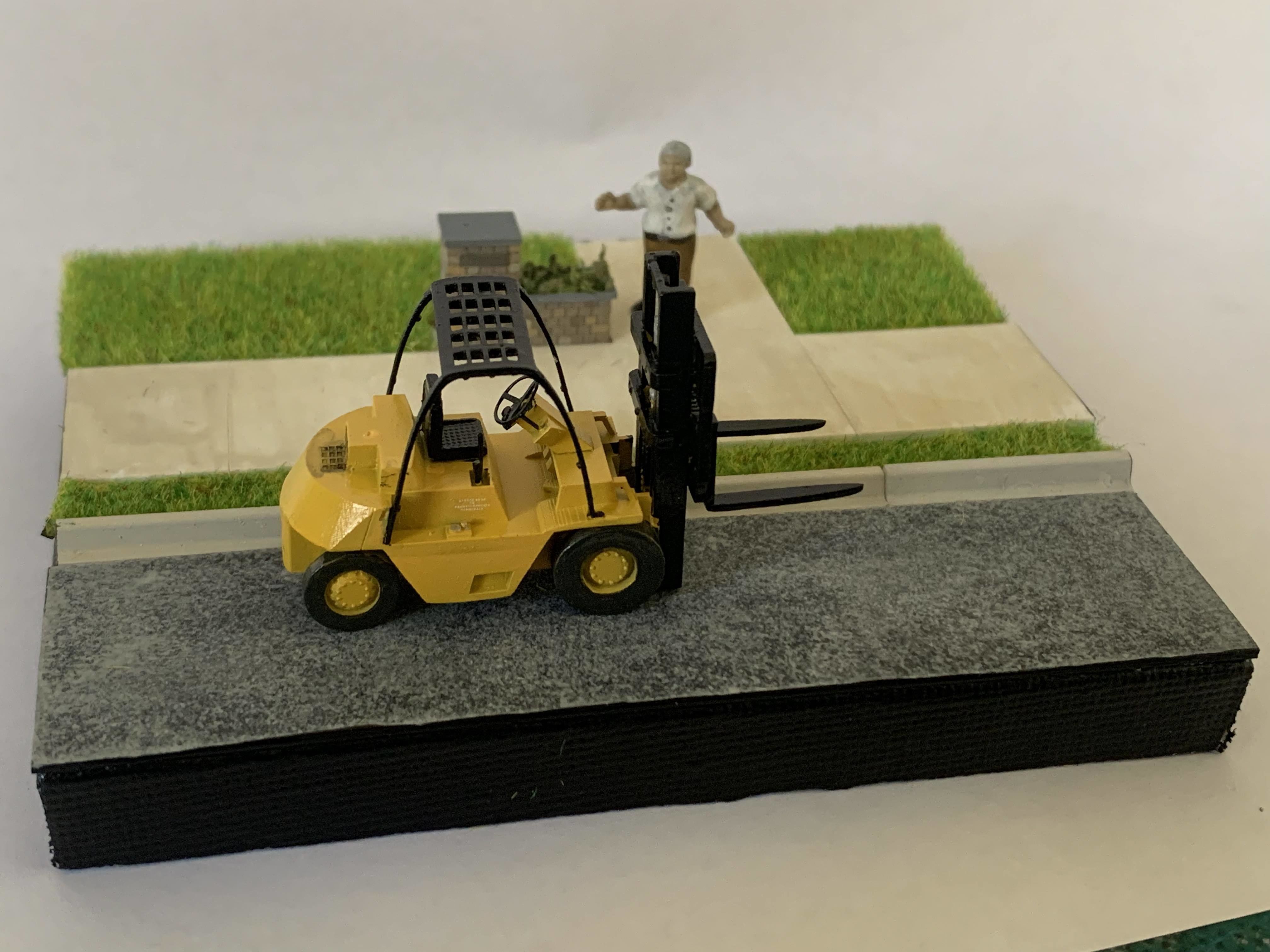 HO Scale Caterpillar V80E Forklift 3D model 3D printable | CGTrader