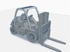 HO Scale Caterpillar V80E Forklift 3D model 3D printable | CGTrader