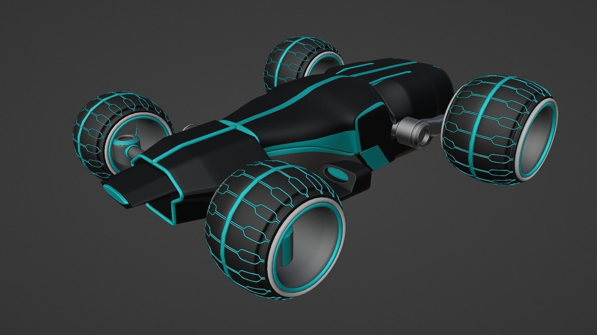 Sci-Fi car of Tron legacy light runner 3D model | CGTrader